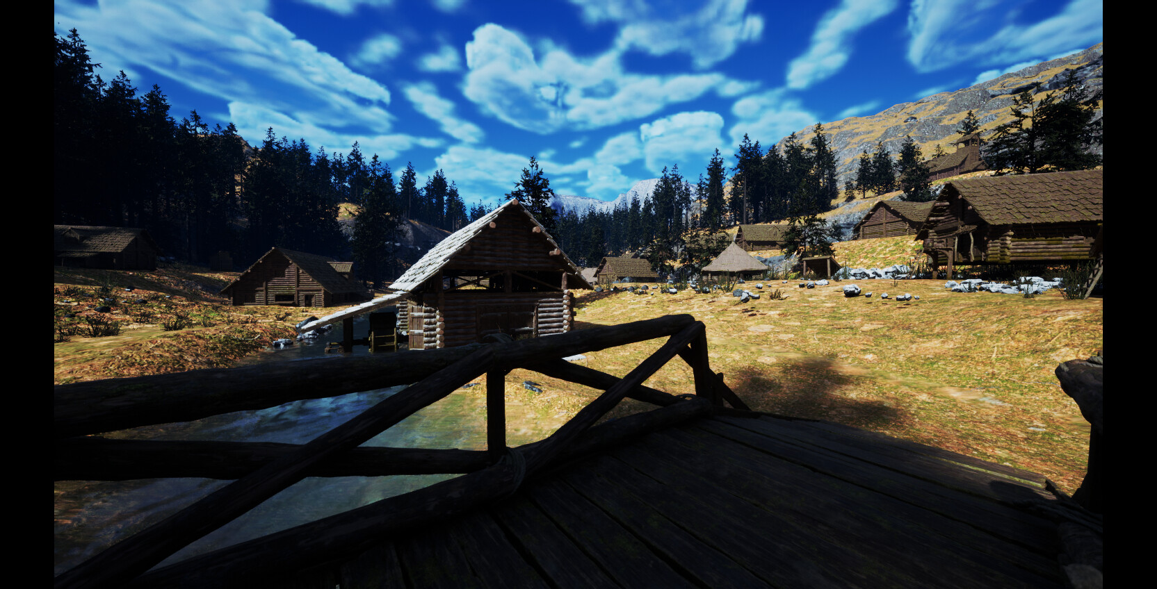 Sara Longo - Mountain Village VFX (Niagara System)