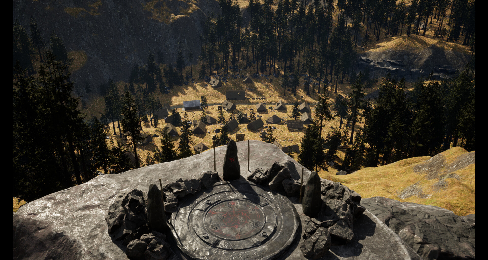 Sara Longo - Mountain Village VFX (Niagara System)