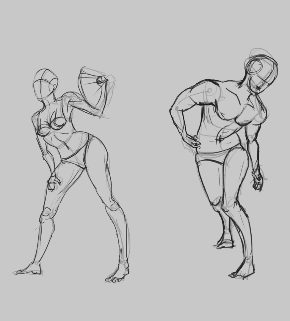 ArtStation - gesture practice01