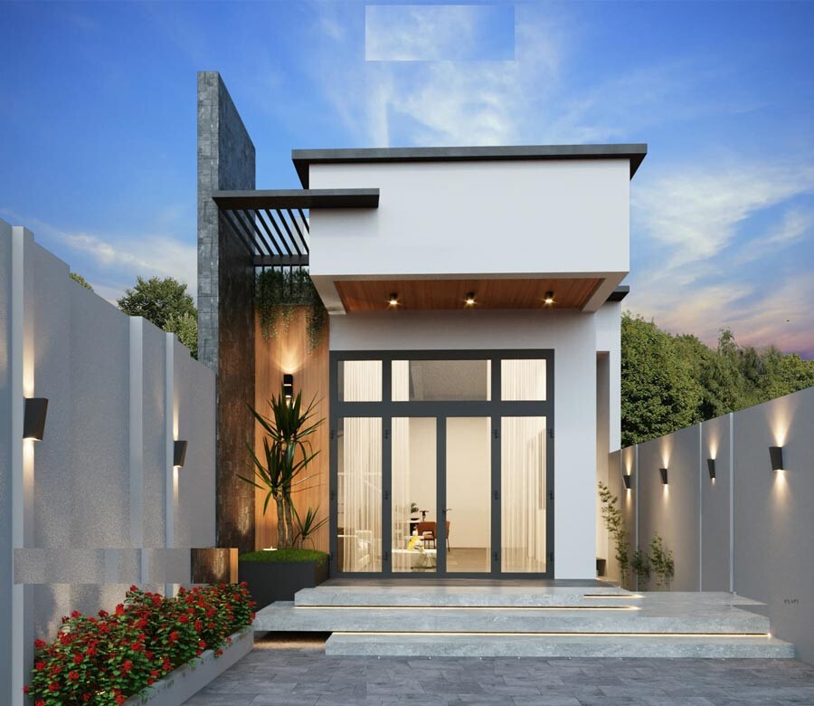 NEOHouse Architecture - Những mẫu nhà cấp 4 mái bằng đẹp độc đáo 2024