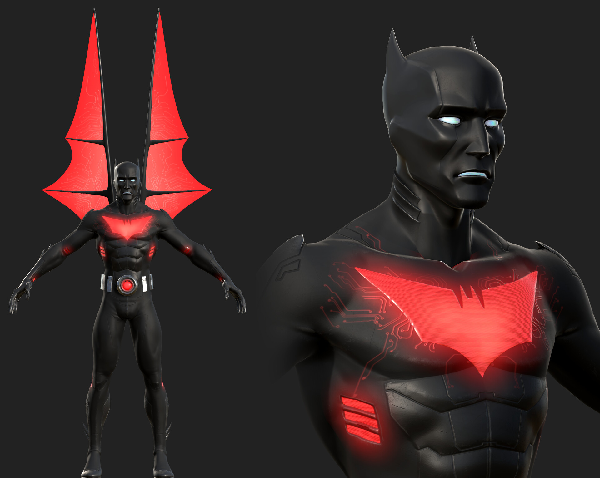 batman beyond render