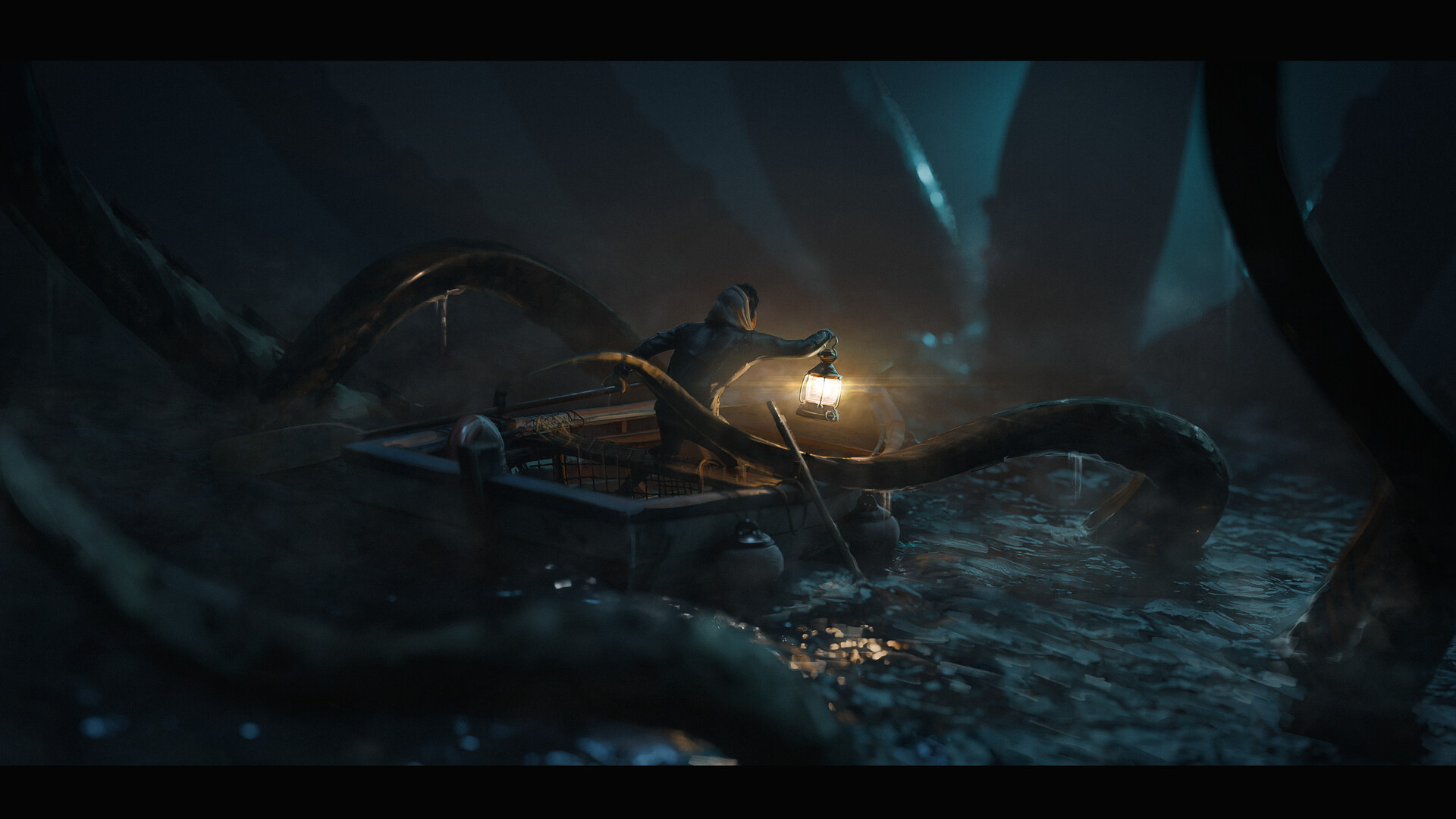 ArtStation - Kraken 2D illustration-concept art