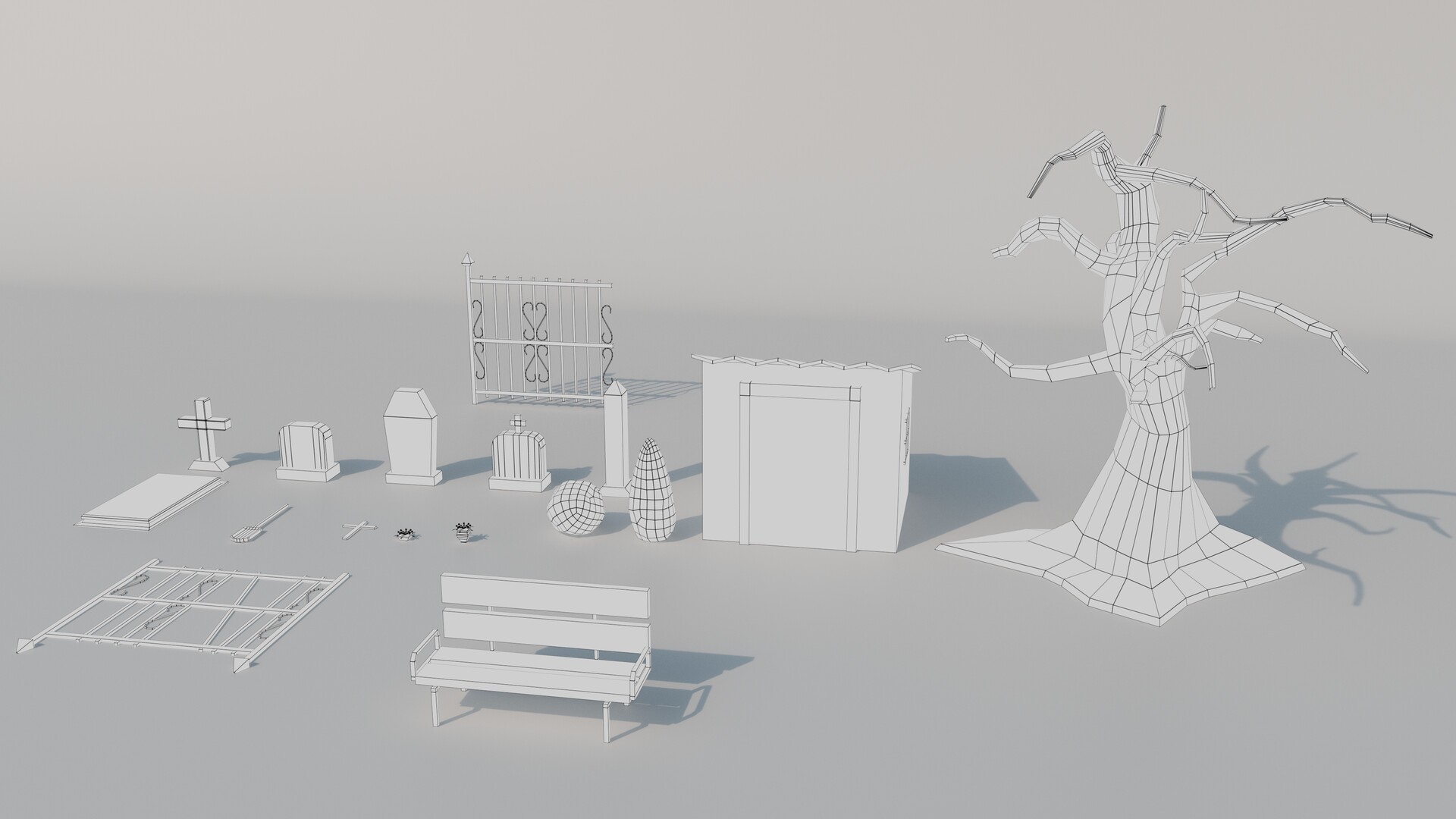 Adrian Gastelum - PS1 Style Cemetery Environment