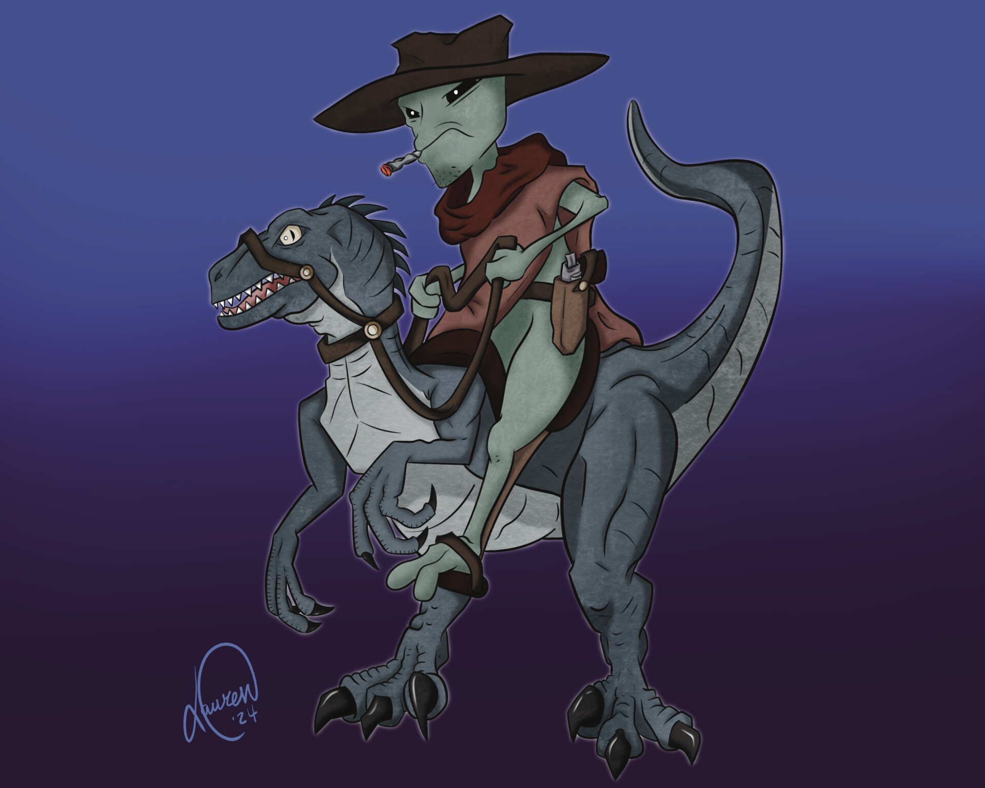 ArtStation - Western Alien Dino