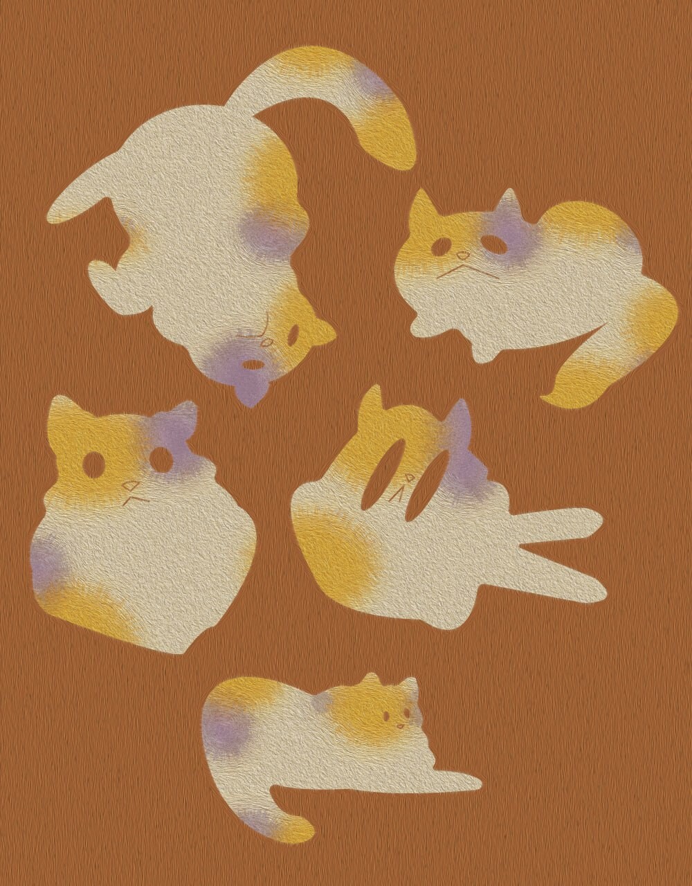 ArtStation - Calico Cat design