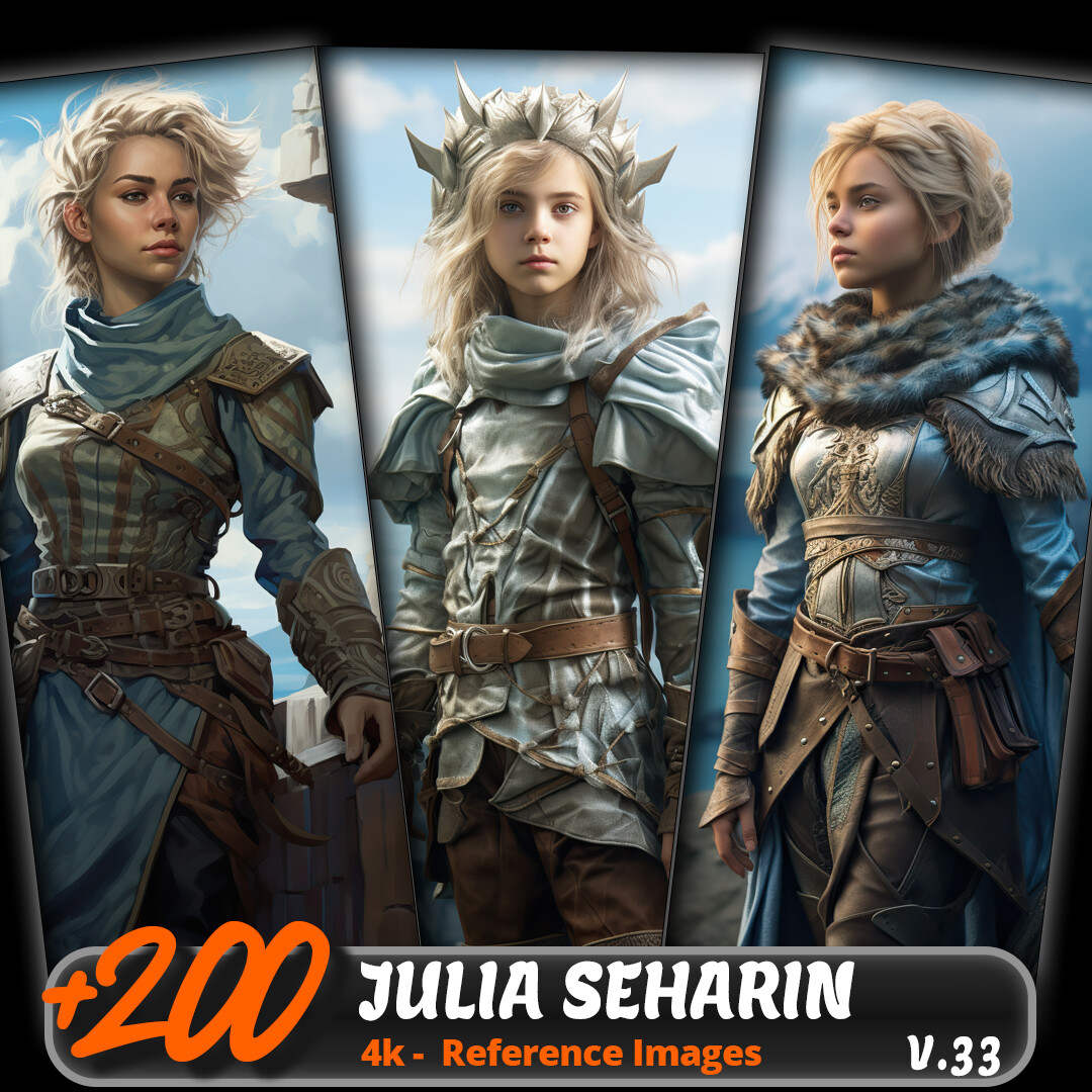 ArtStation - JULIA SEHARIN VOL. 33/ 4K/ Reference Image