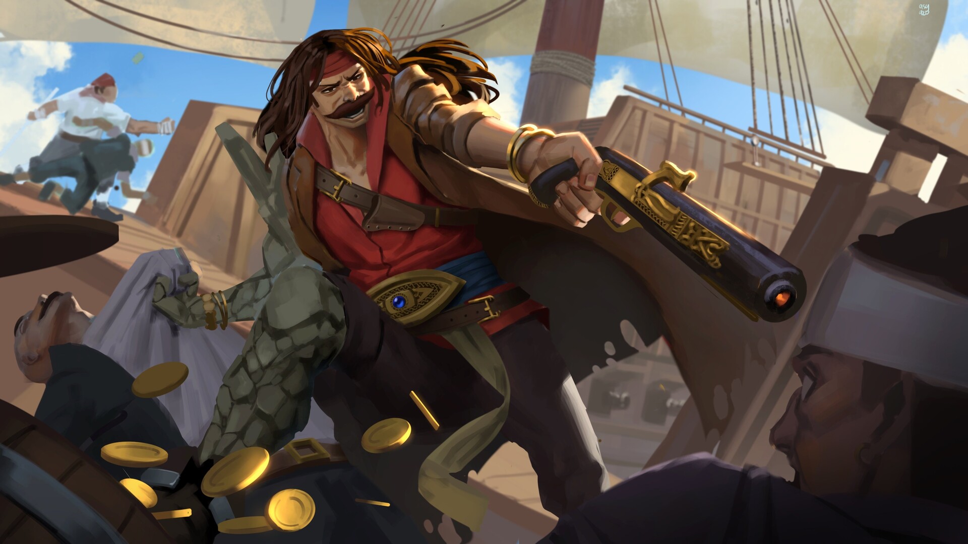 ArtStation - Tanggang The Pirate Captain