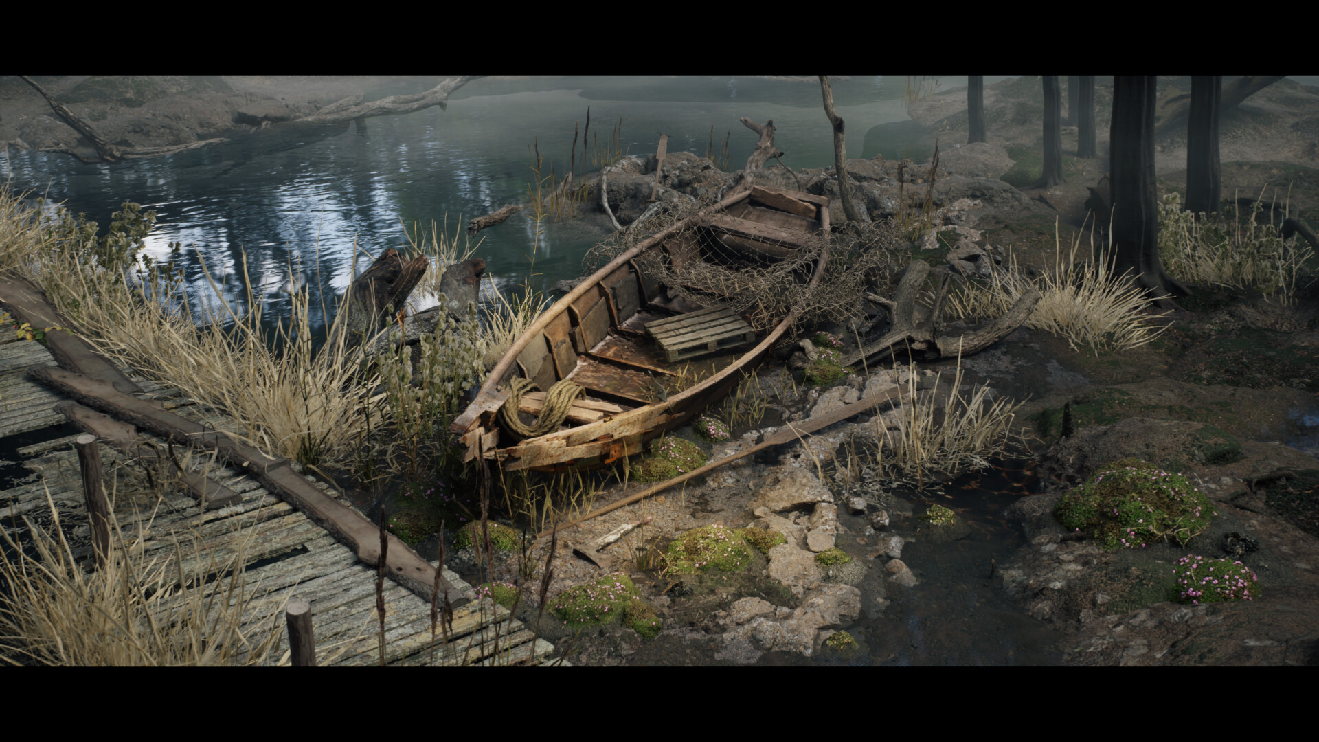 ArtStation - Quick Composition practice- Nordic Scene