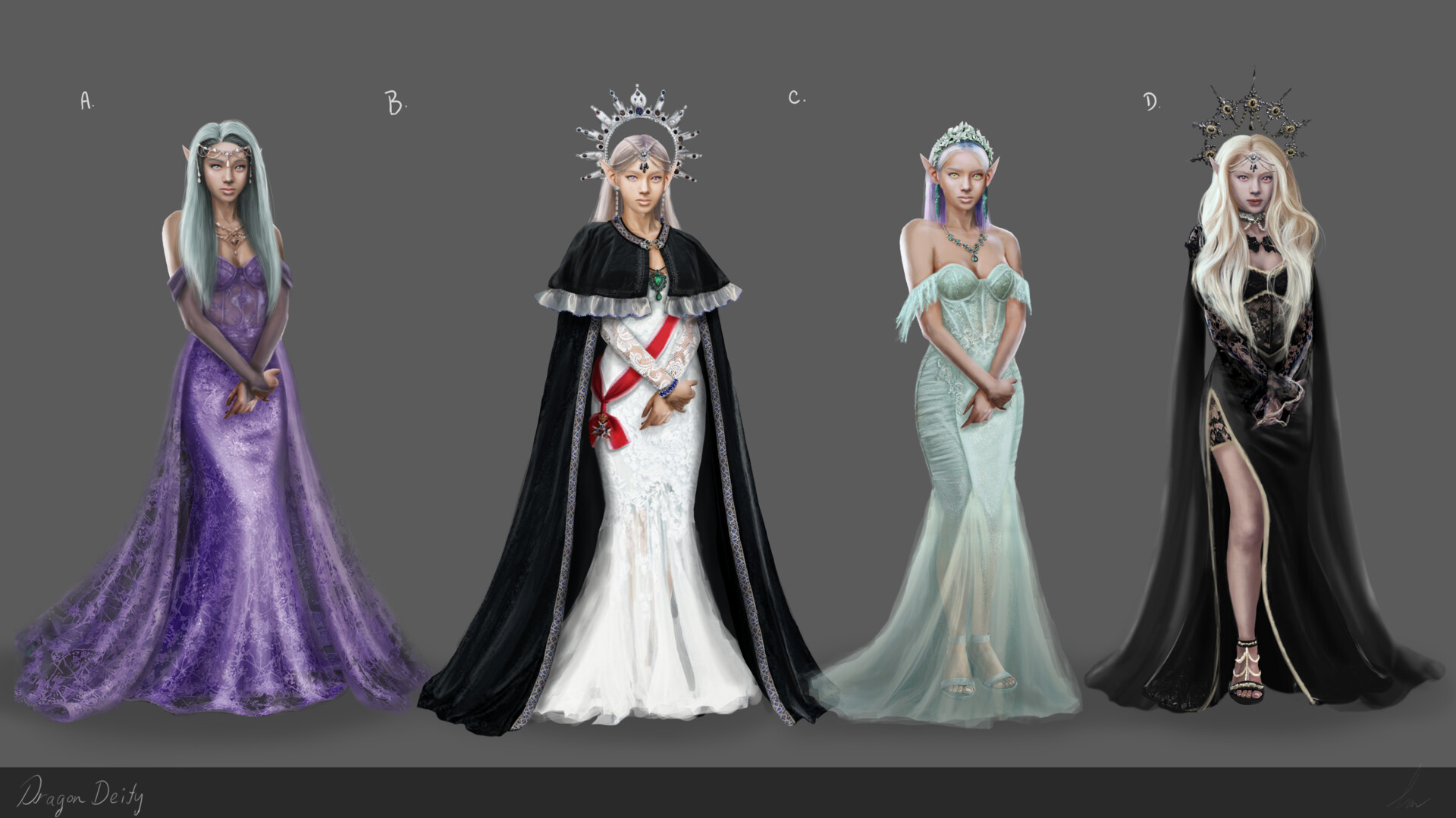 Lauren Madahbee - Dragon Deity Character Concept