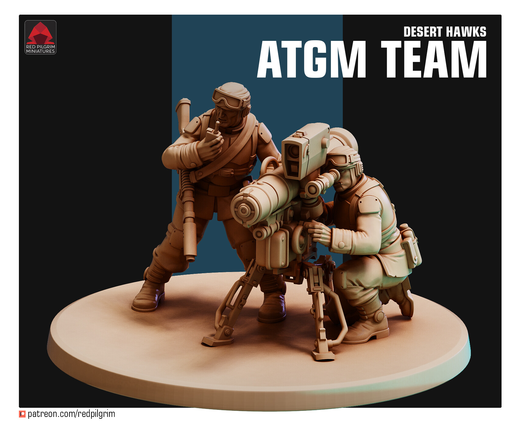 ArtStation - Desert Hawks ATGM Team v2