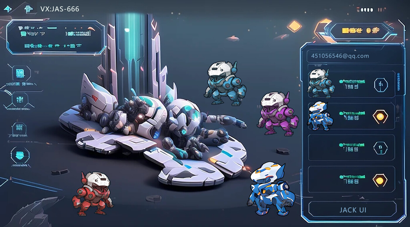 JACK游戏UI设计 - 【JACK游戏UI设计】GAMEUIUX2D3D交互界面特效创意平面设计原画立绘CHARACTER DESIGN手绘 ...