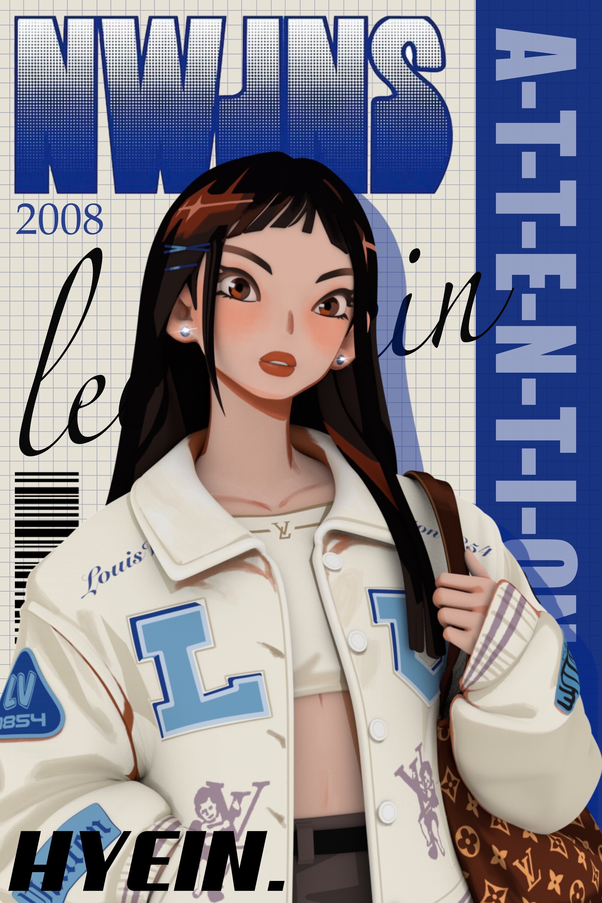 ArtStation - NEWJEANS HYEIN FANART