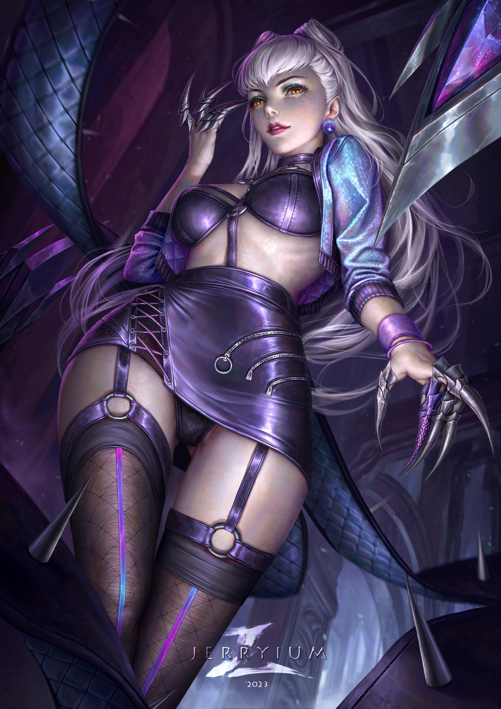 ArtStation - K/DA All Out Evelynn