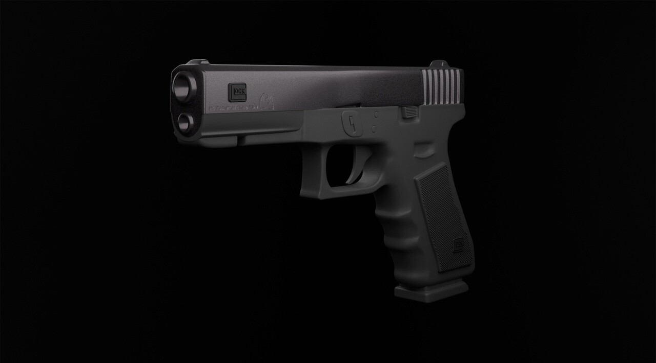ArtStation - Glock-17 3D Model