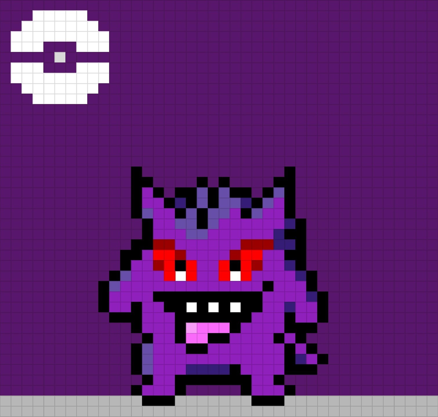 ArtStation - Gengar - Super Smash Bros Pixel