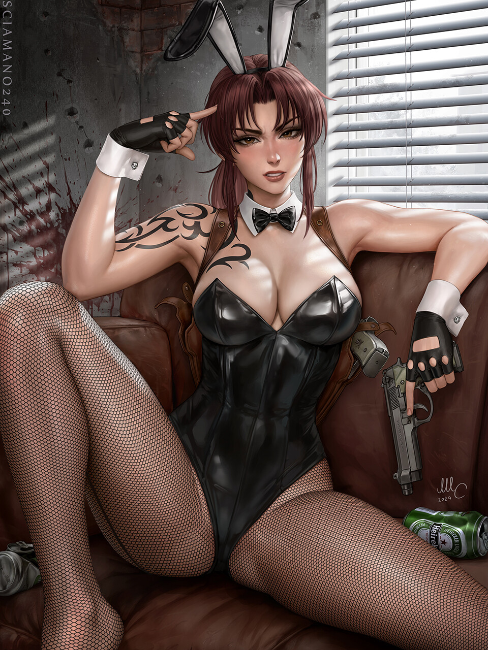 Mirco Cabbia (Sciamano240) - Revy Bunny - Black Lagoon