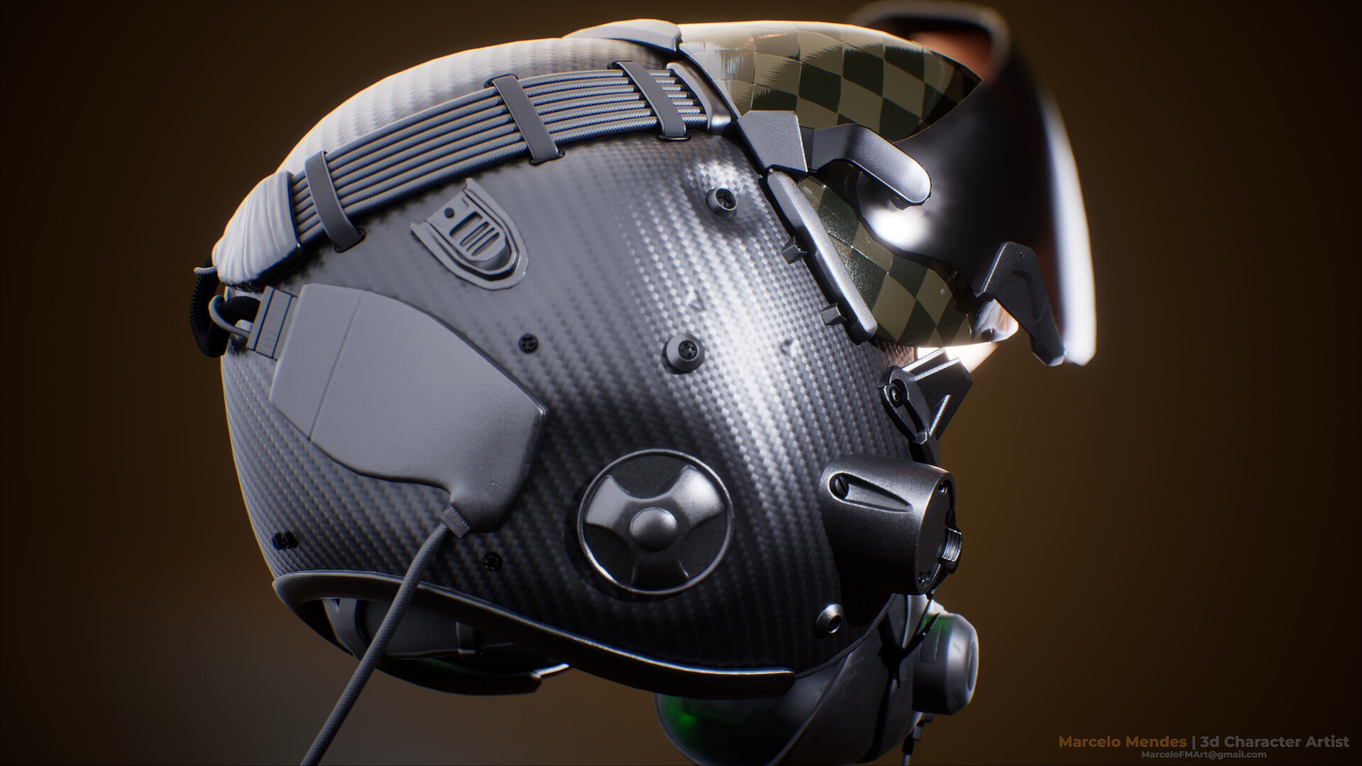 Marcelo Mendes - F-35 Helmet