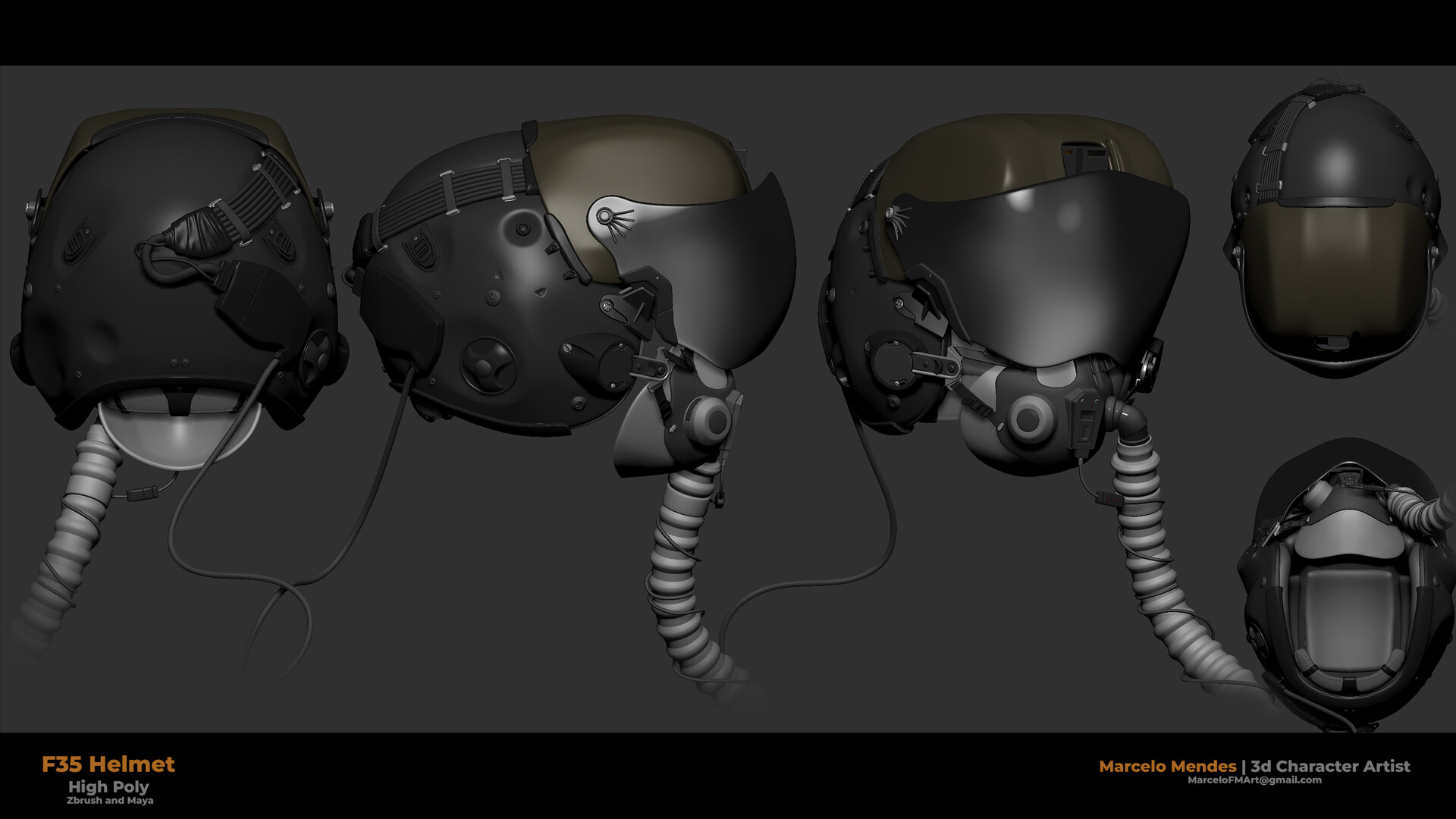 Marcelo Mendes - F-35 Helmet