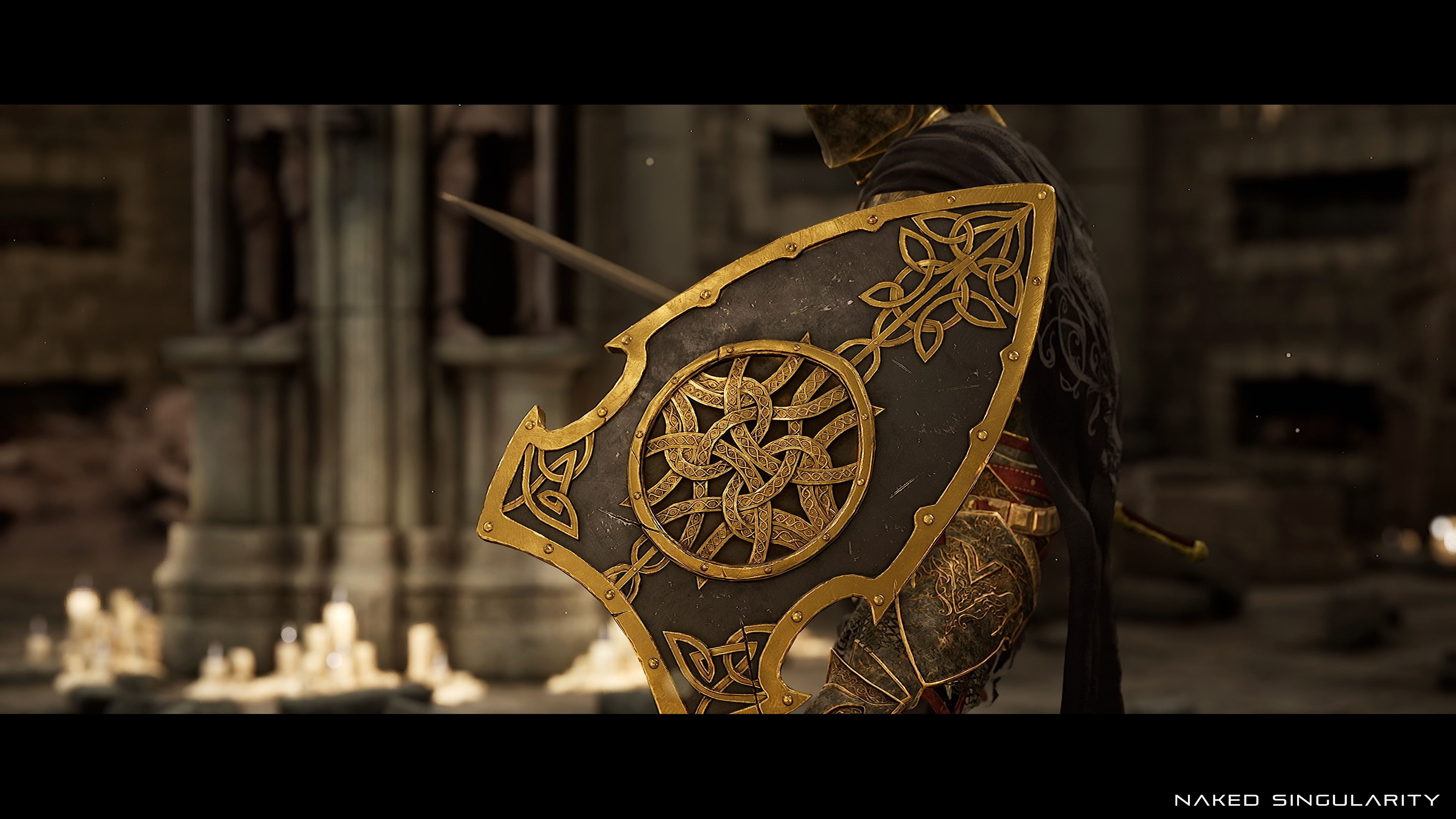 Naked Singularity Studio - Dark fantasy shield | Part 1