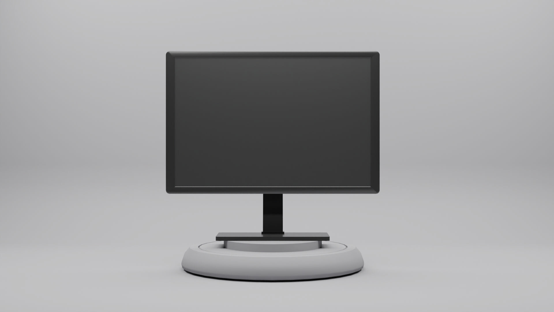 ArtStation - Minimalist 3D Monitor Model Created with Blender ...