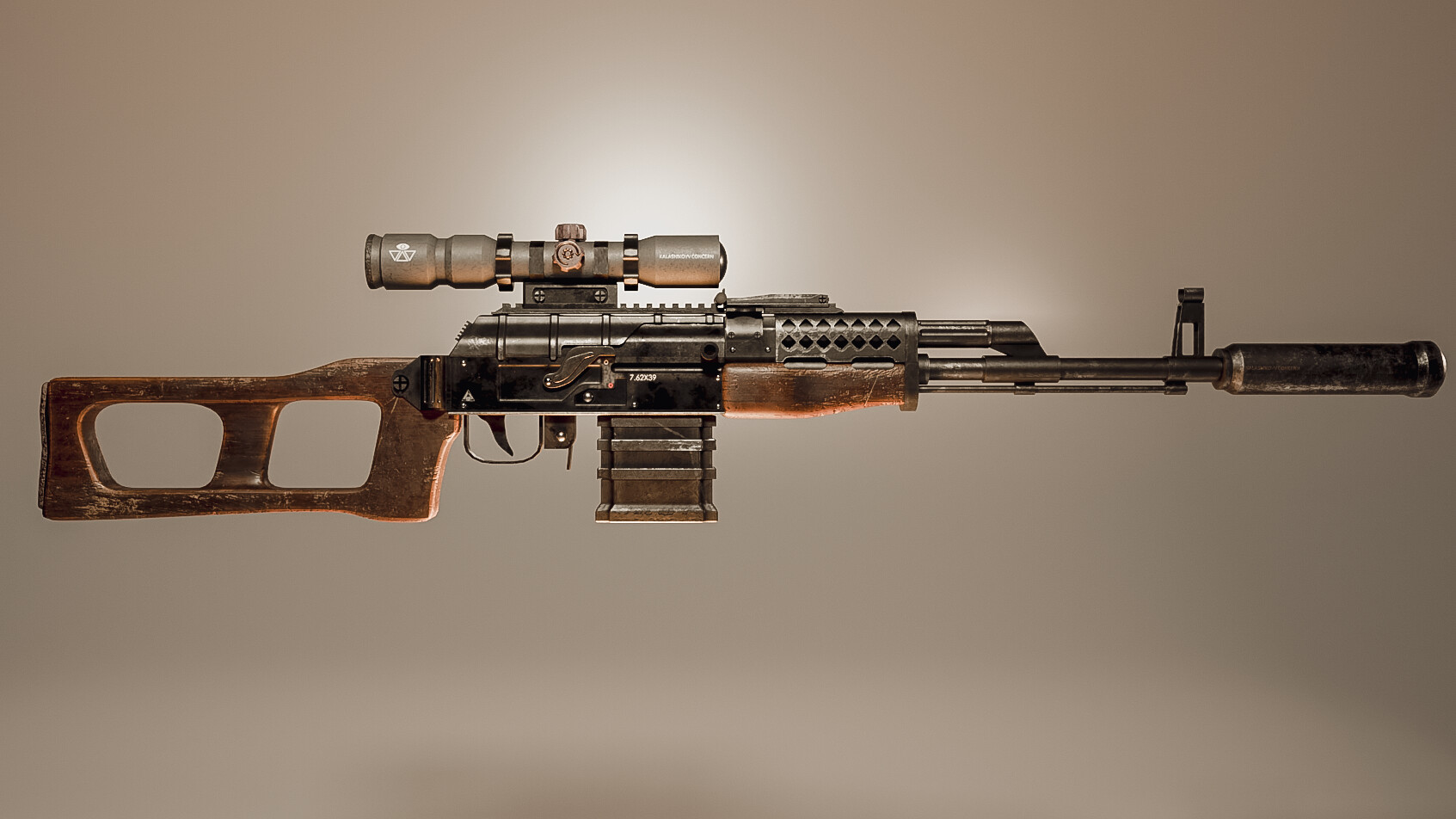 ArtStation - Modified Kalashnikov