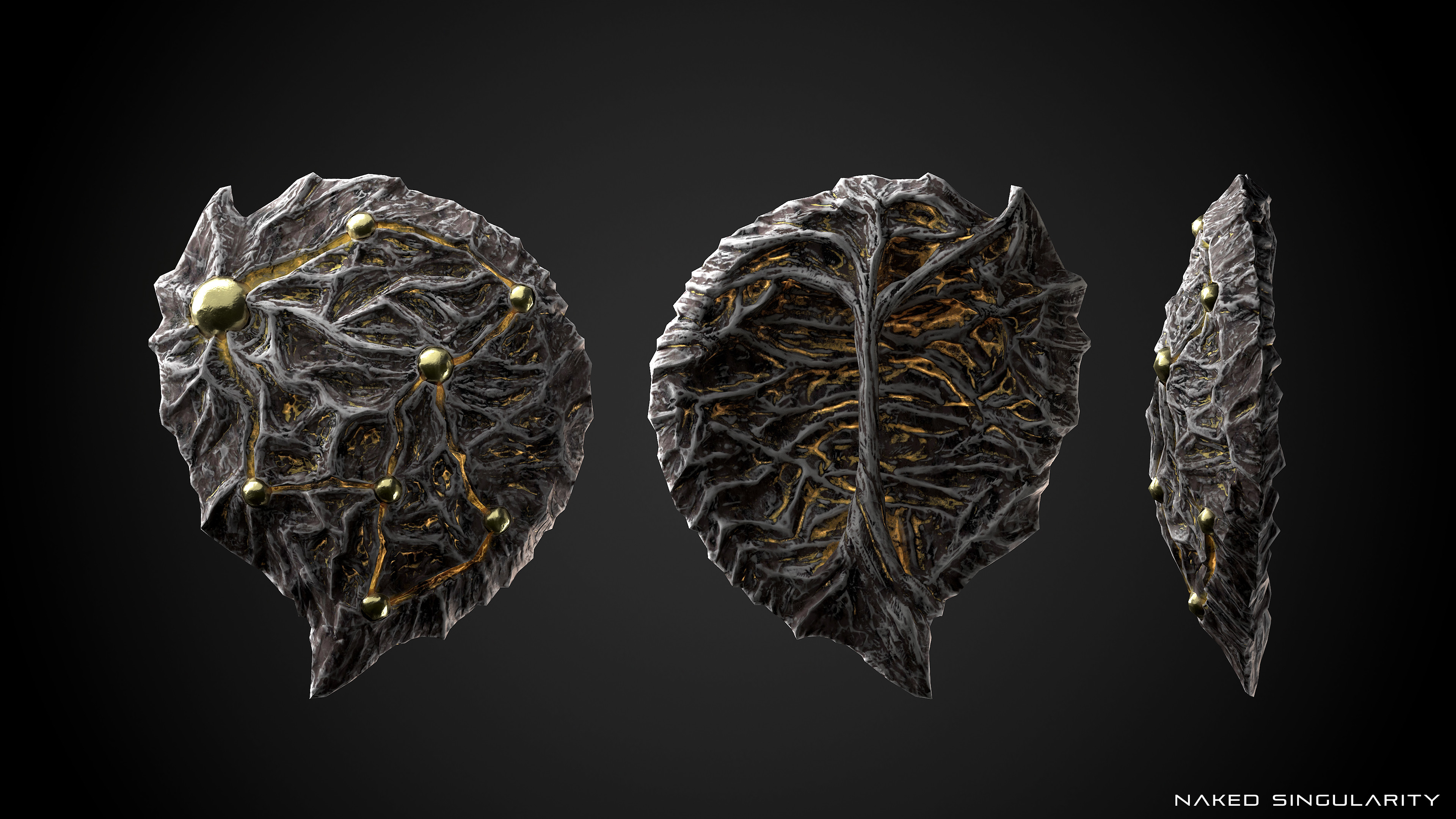 Naked Singularity Studio - Dark fantasy shield | Part 2