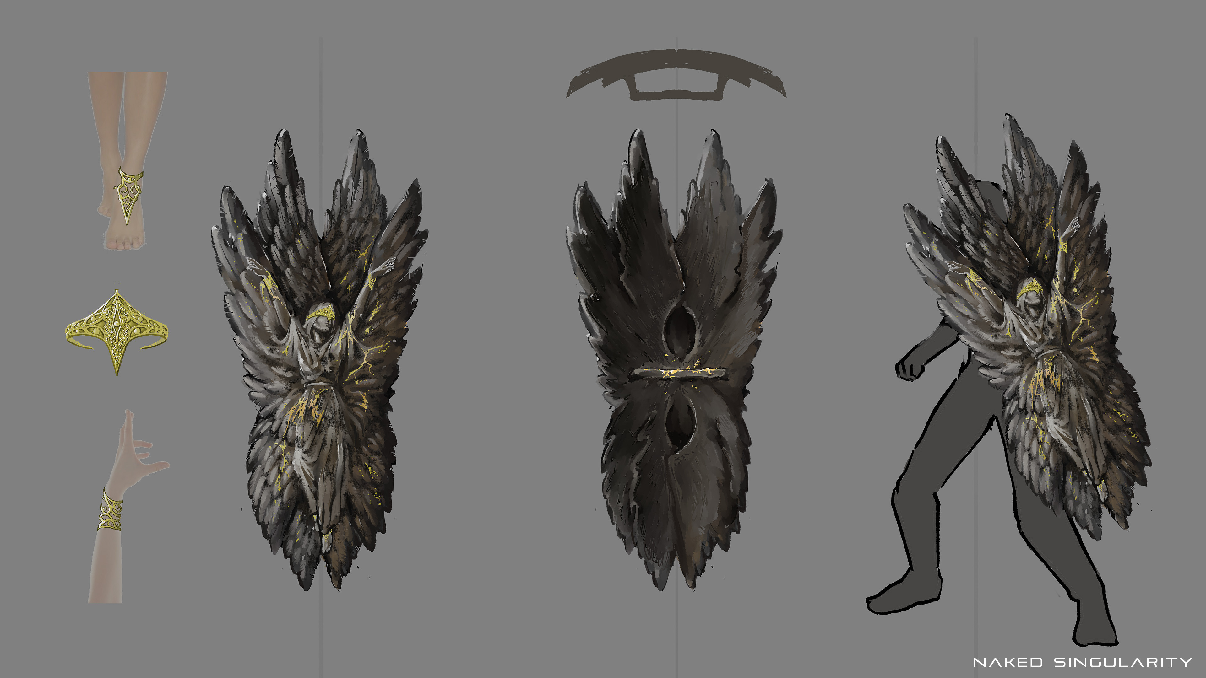 Naked Singularity Studio - Dark fantasy shield | Part 2