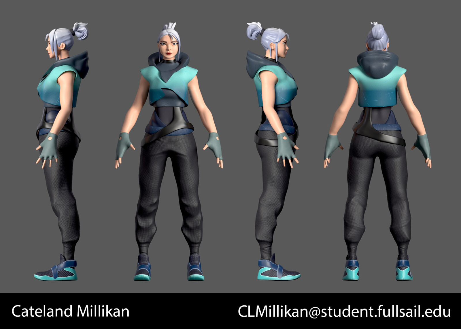 Cateland Millikan - Jett Character Model (Valorant)
