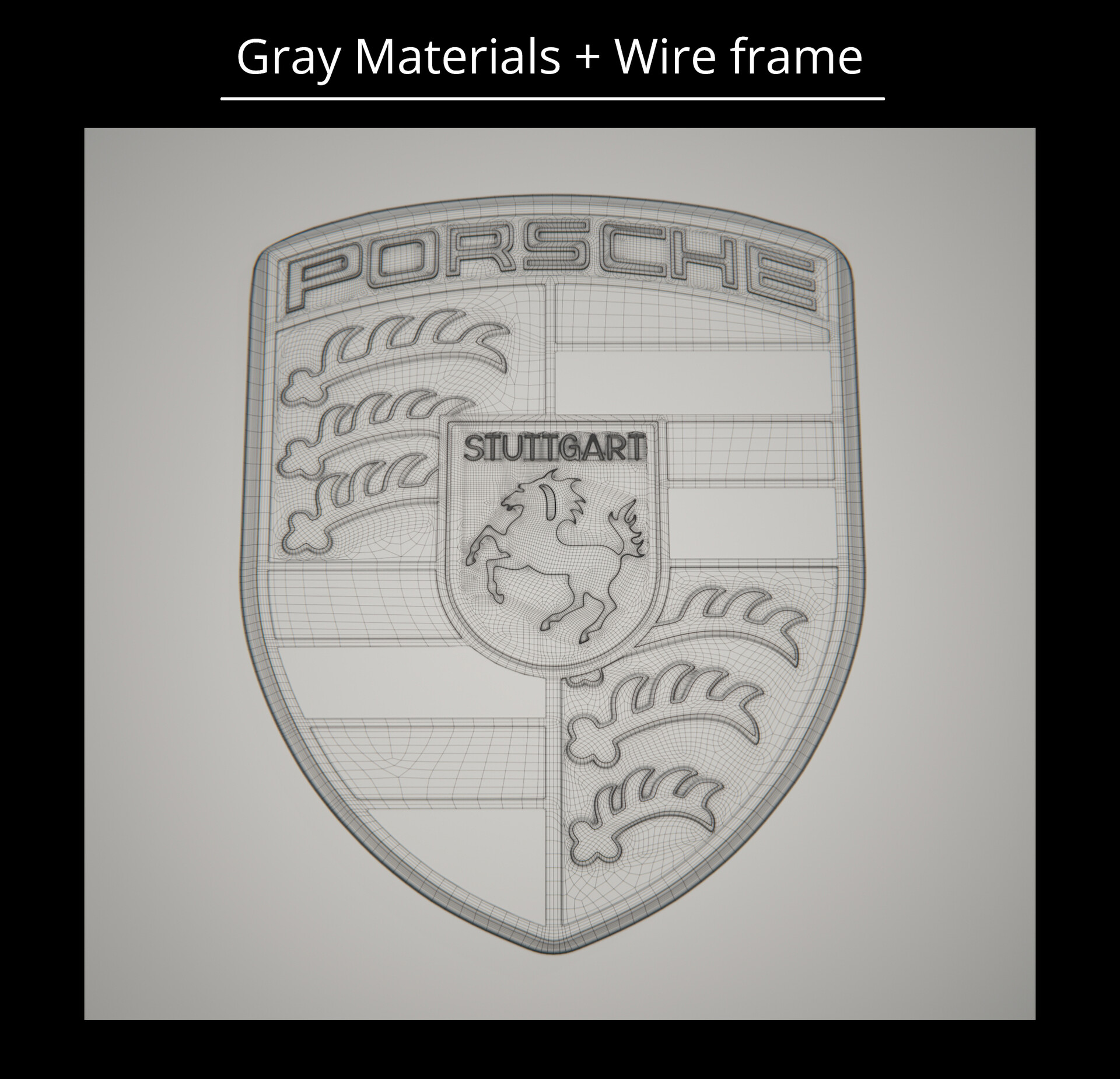 porsche logo coloring pages