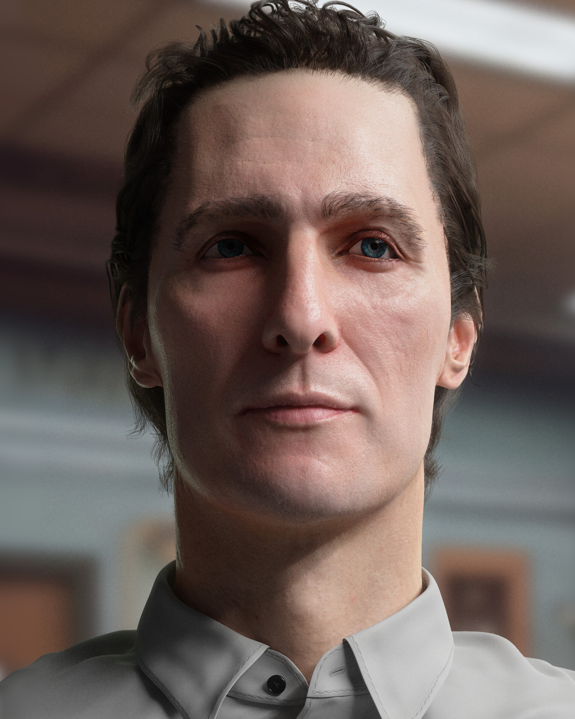 ArtStation - Matthew McConaughey 3D portrait
