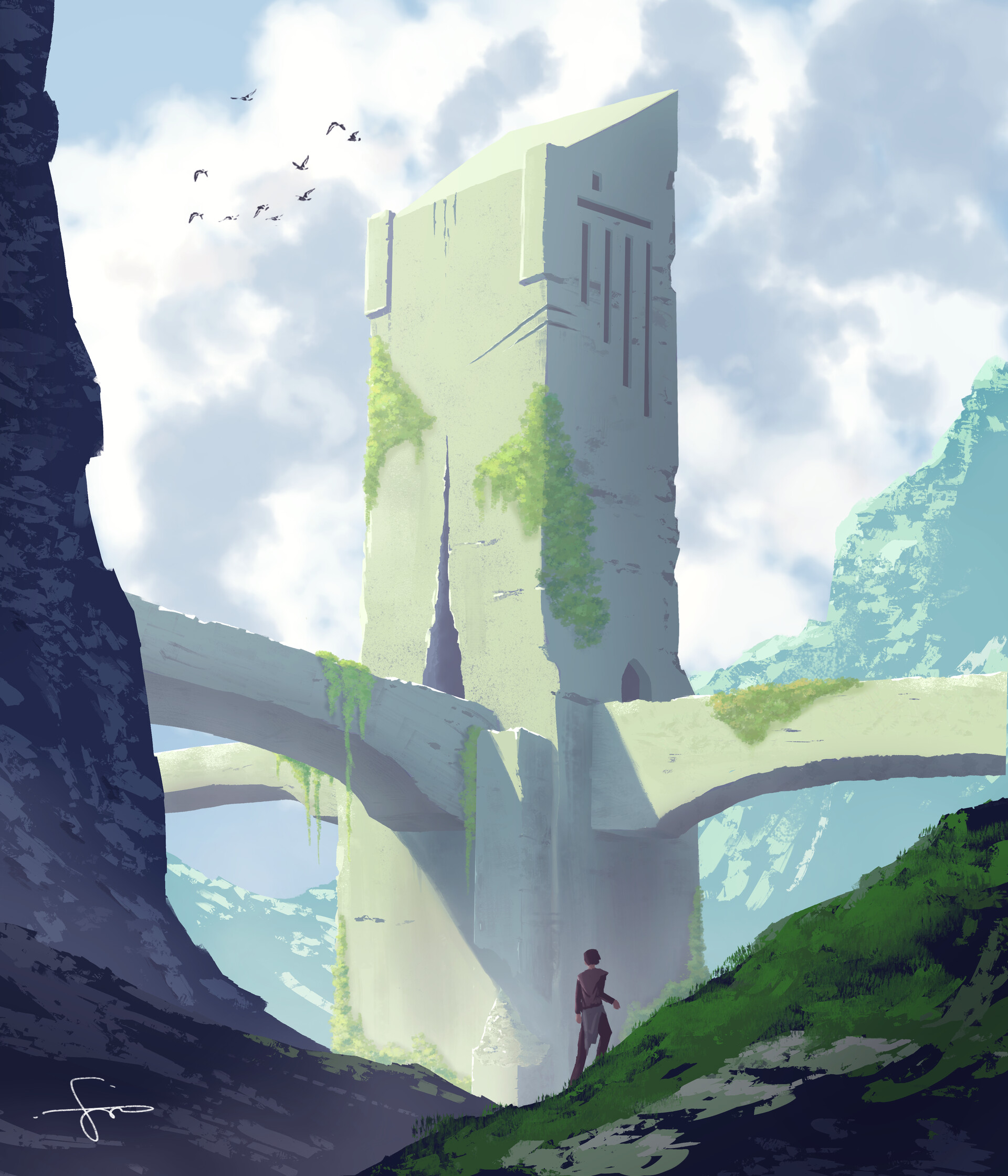 ArtStation - An artwork for my portfolio project: Ruins