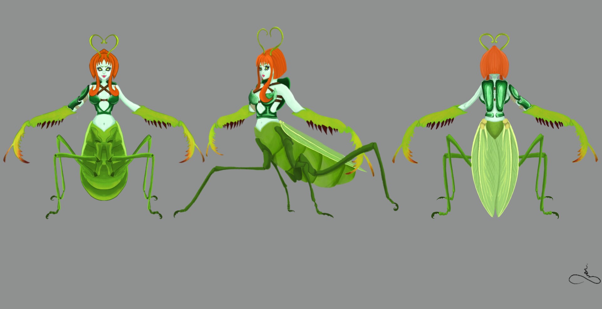 ArtStation - The Mantis-Lady