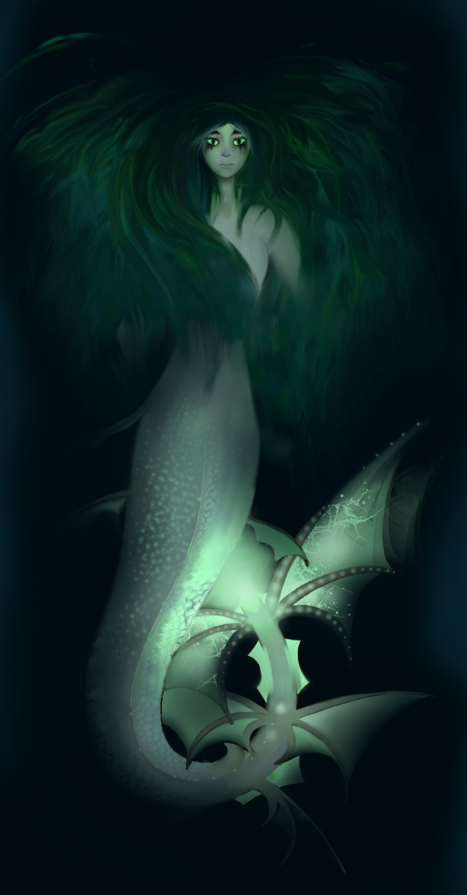 ArtStation - Deep Sea Mermaid Concept Art