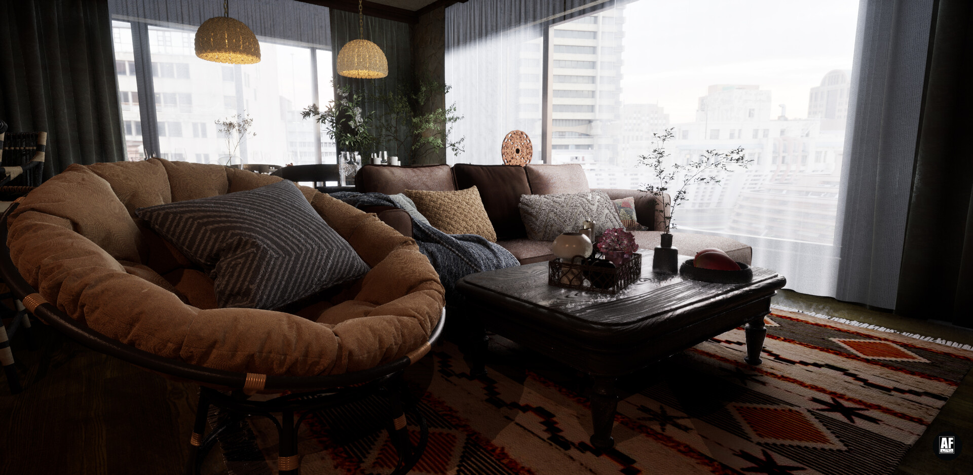 ArtStation - ue5 walkthrough interior winter