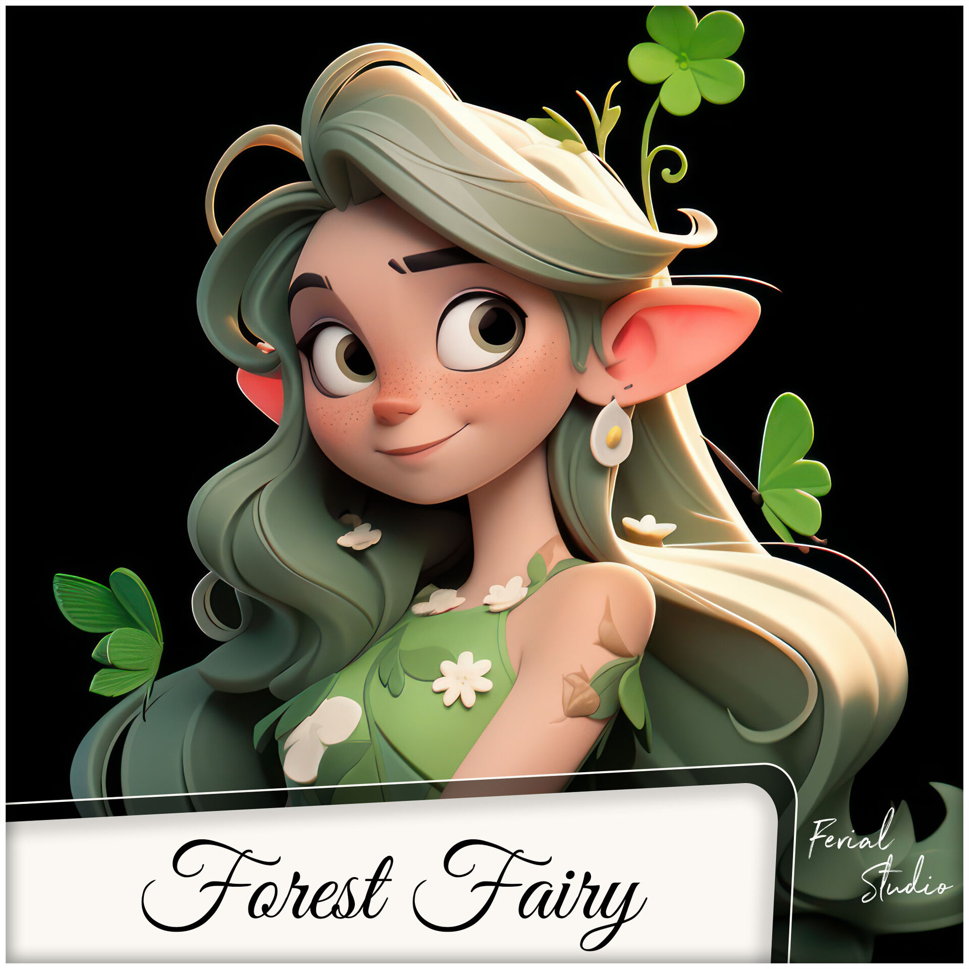 ArtStation - 🔹210 Forest Fairy - Stylized Character Reference Image ...