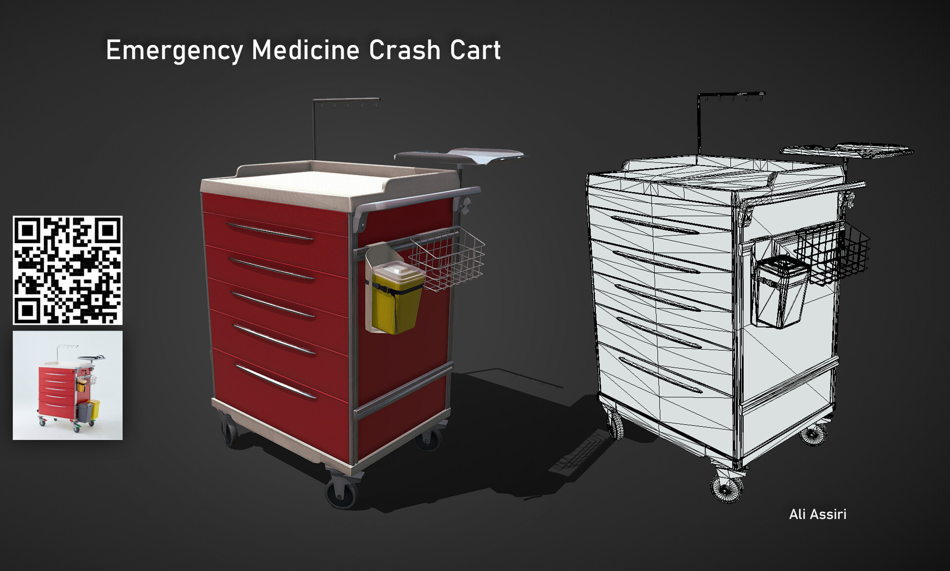 ArtStation - Emergency Medicine Crash Cart