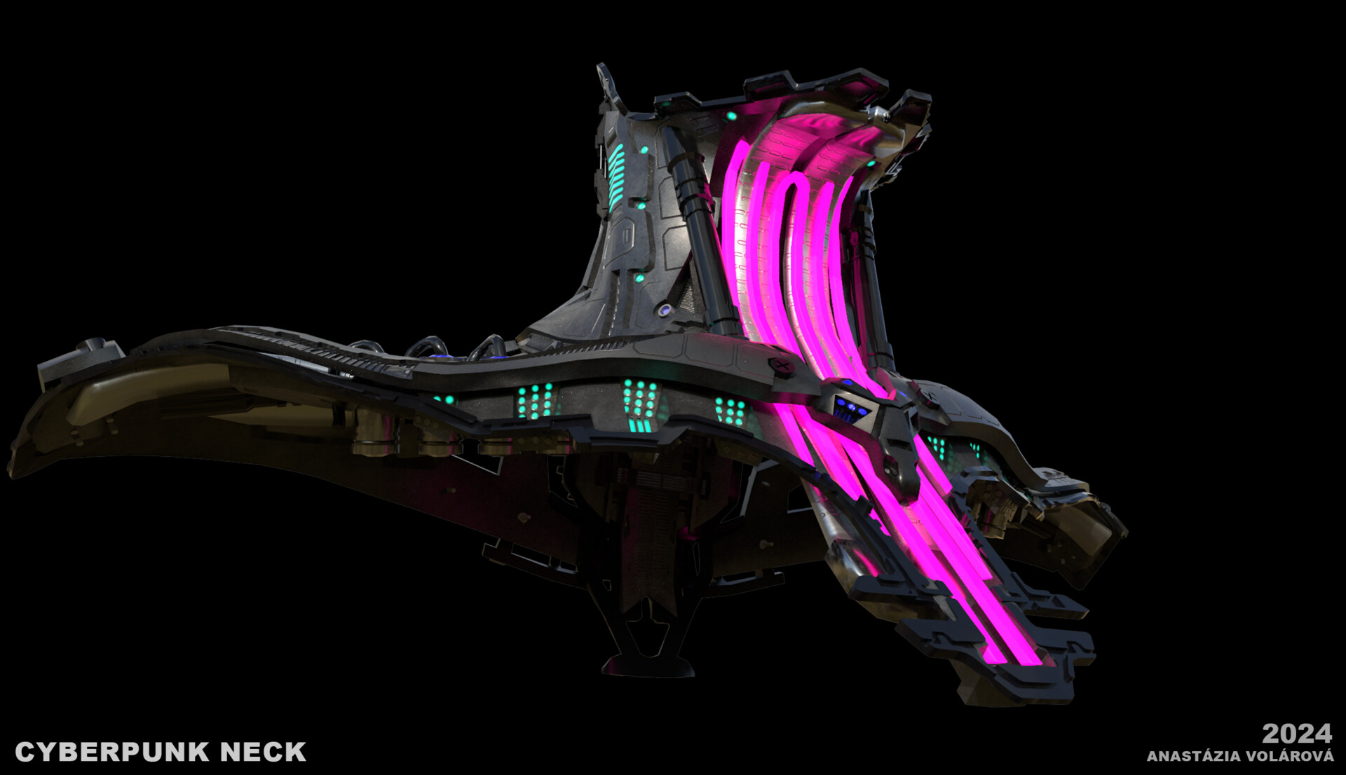 Anastazia Volarova - Cyberpunk Neck