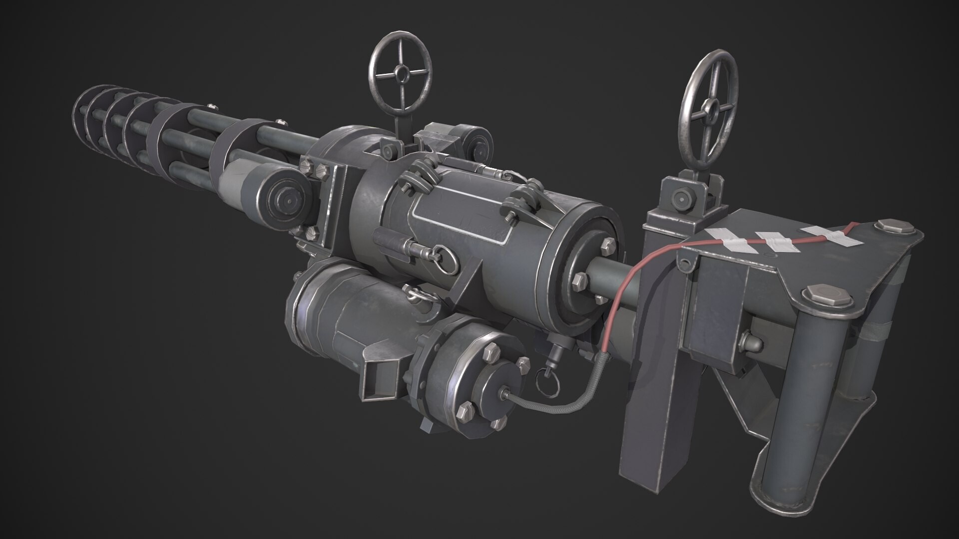 ArtStation - Gatling Gun