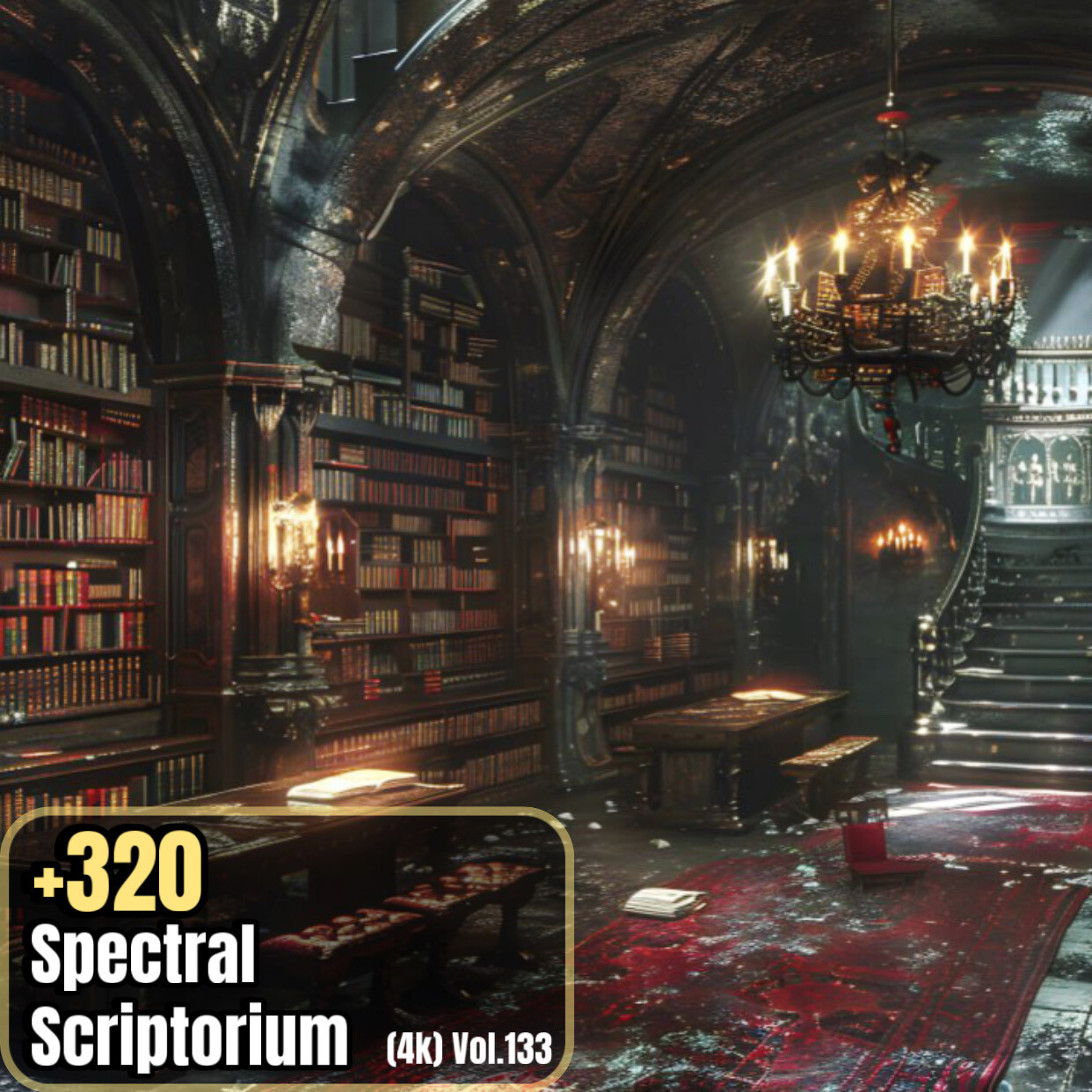 ArtStation - +320 Spectral scriptorium concept (4k)
