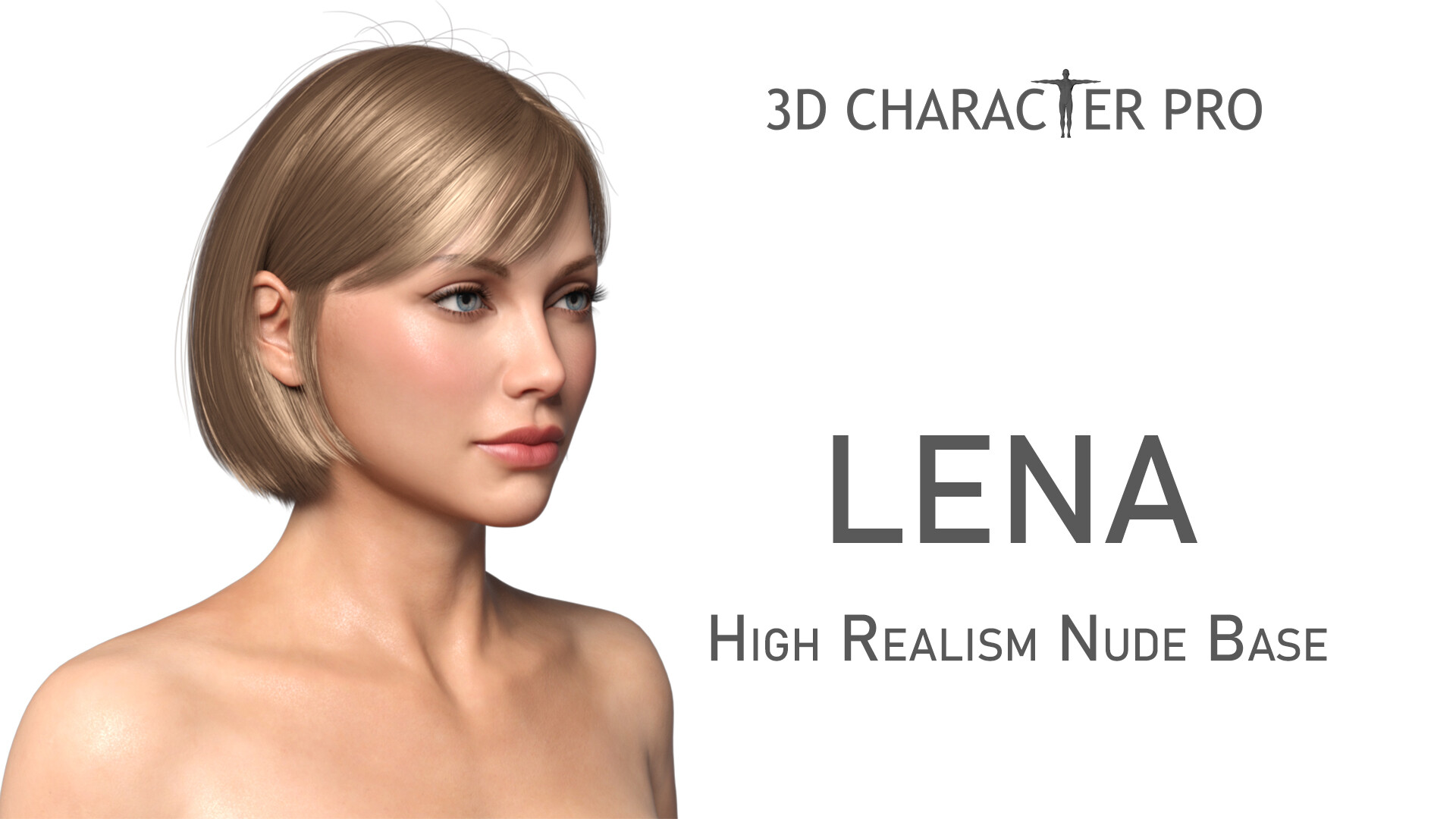 3d character pro - Realistic 3D Character Lena