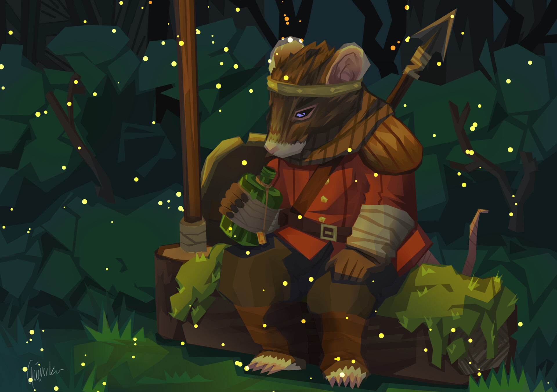 ArtStation - King Redgi on break