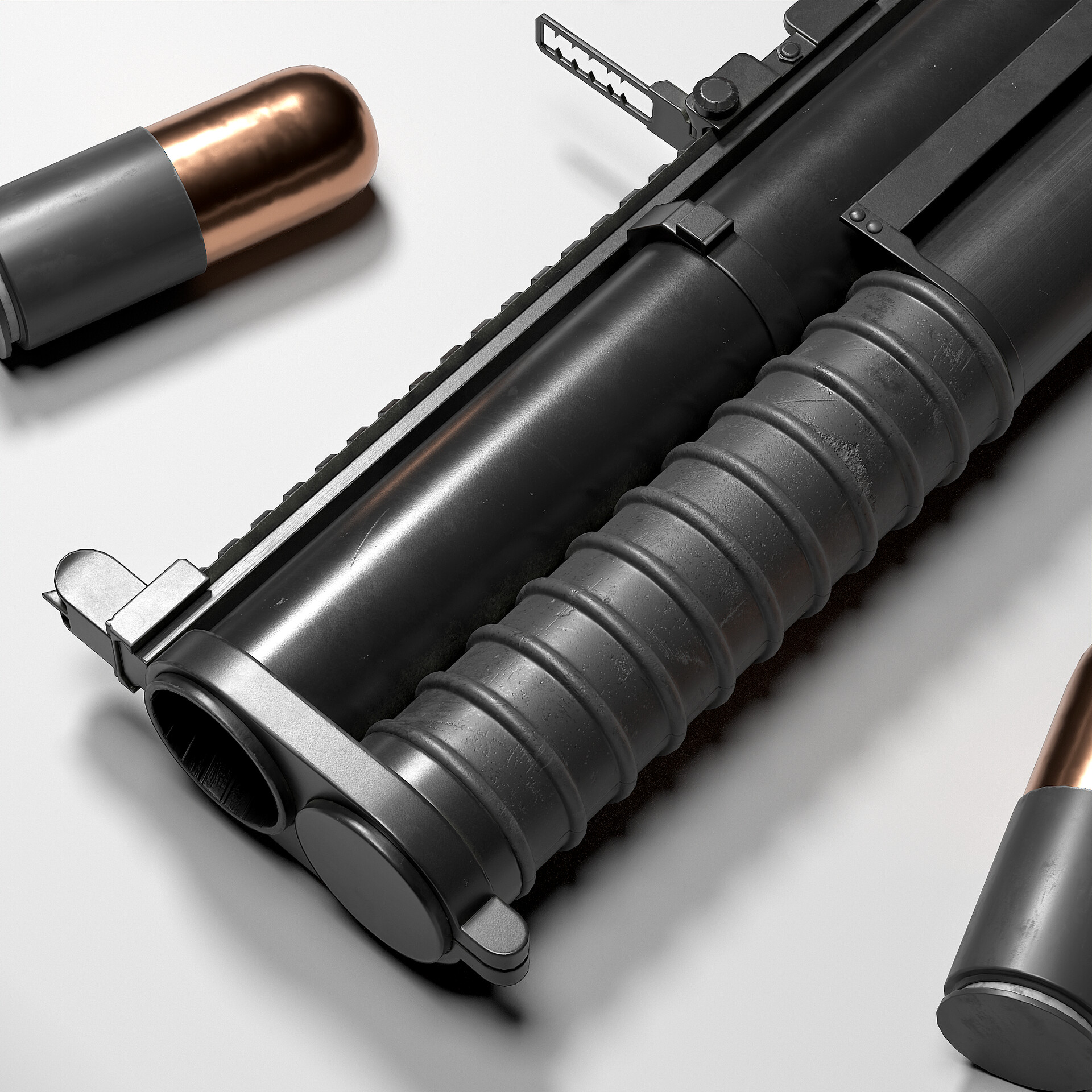 ArtStation - CL-40 Grenade Launcher (Game asset - Fan art)