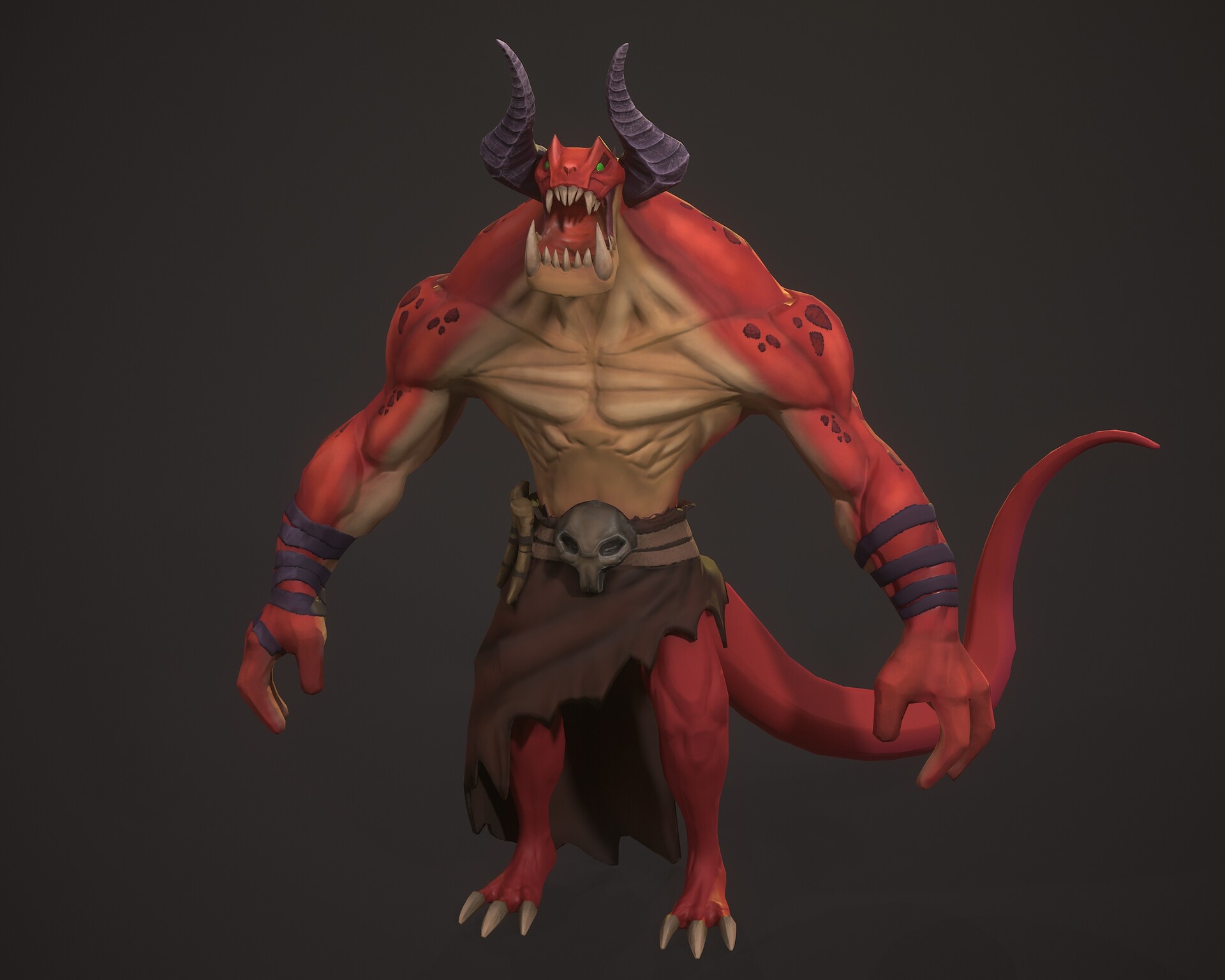 ArtStation - Game Character Dragon WIP