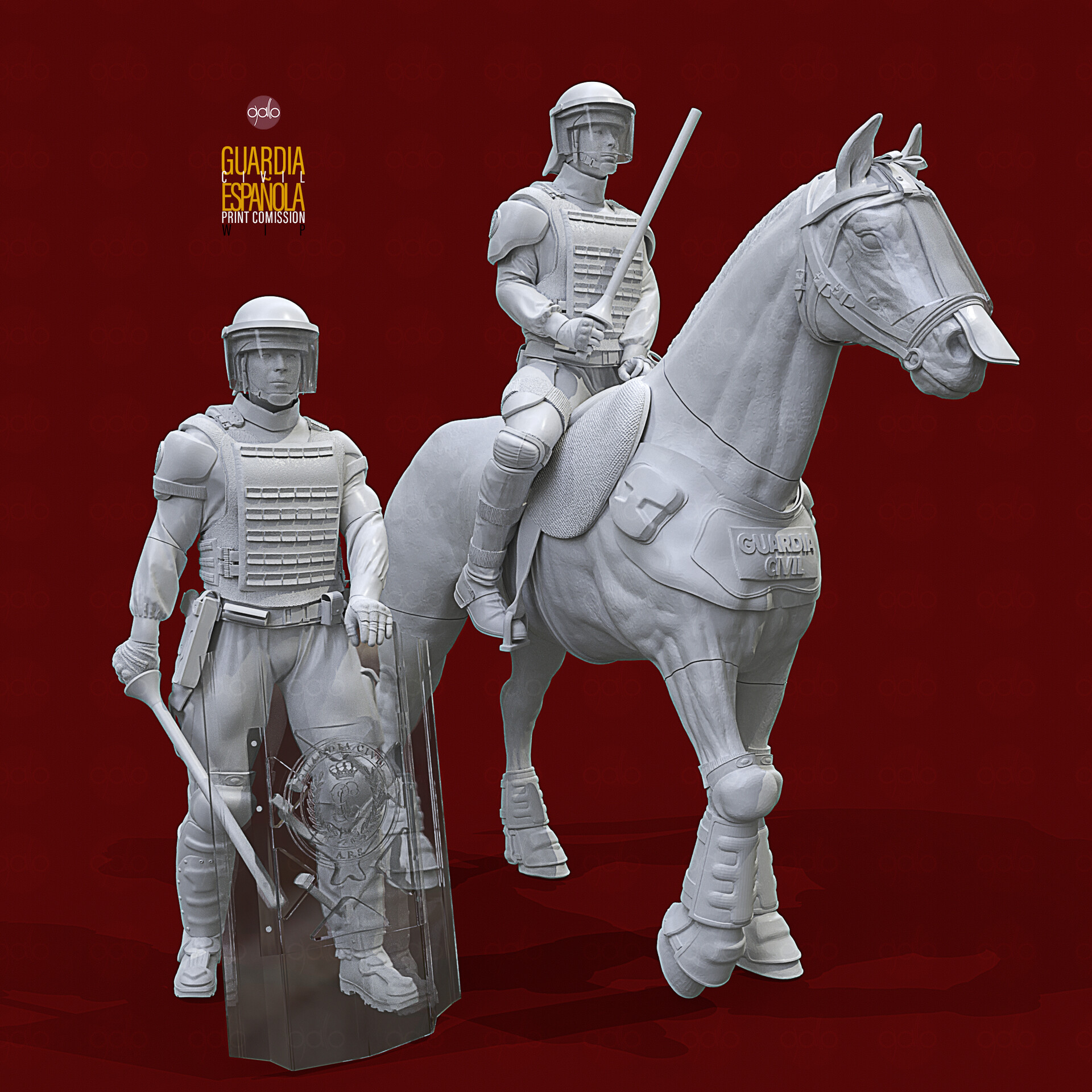 ArtStation - GUARDIA CIVIL ESPAÑOL