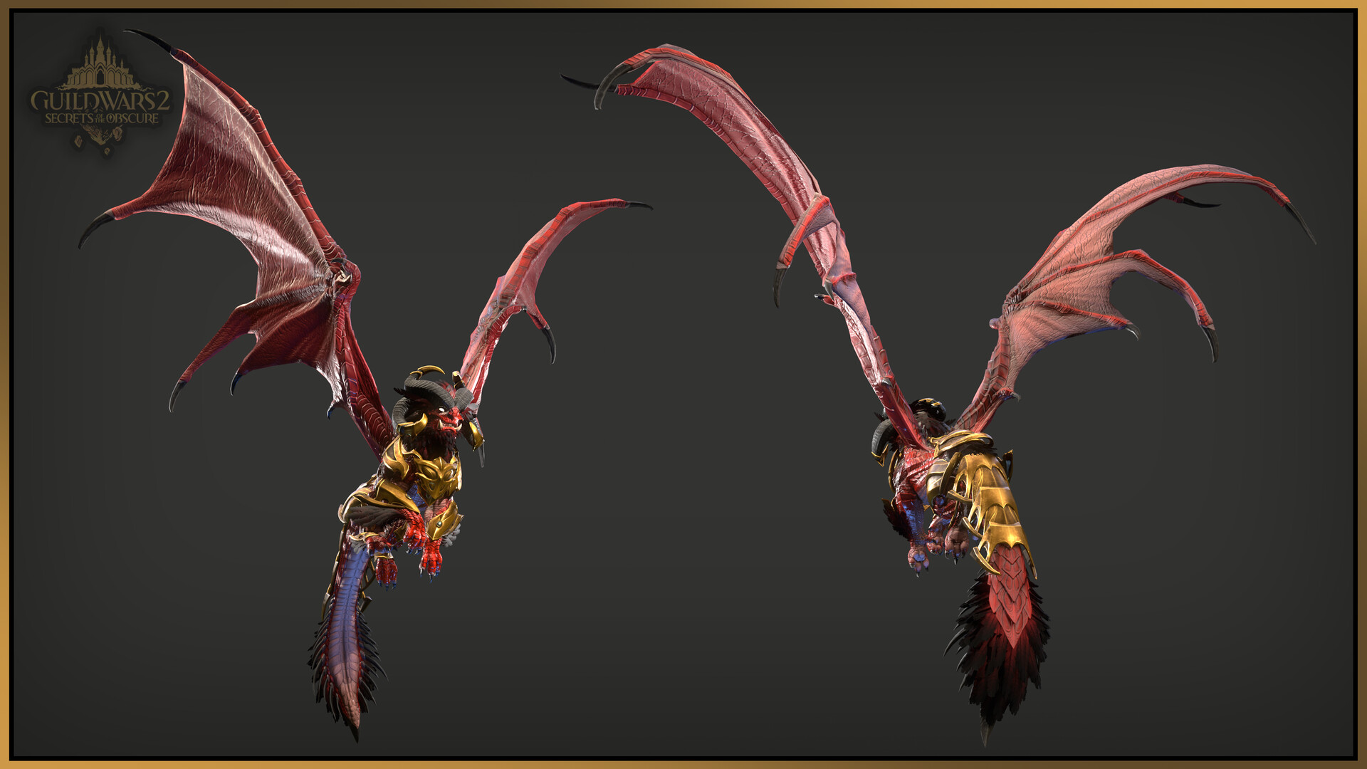 GateBreaker Art - Astral Manticore Skyscale Mount - Guild Wars 2 ...