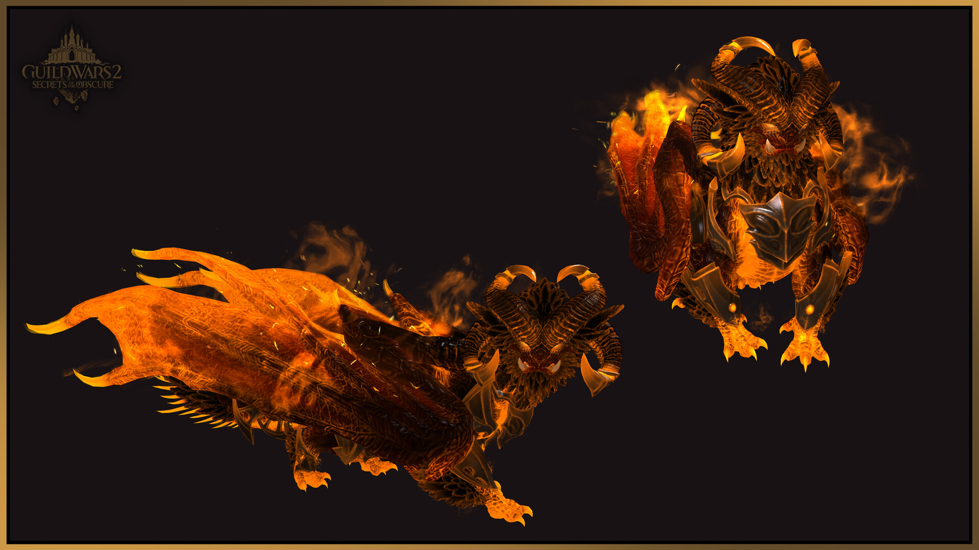 GateBreaker Art - Astral Manticore Skyscale Mount - Guild Wars 2 ...