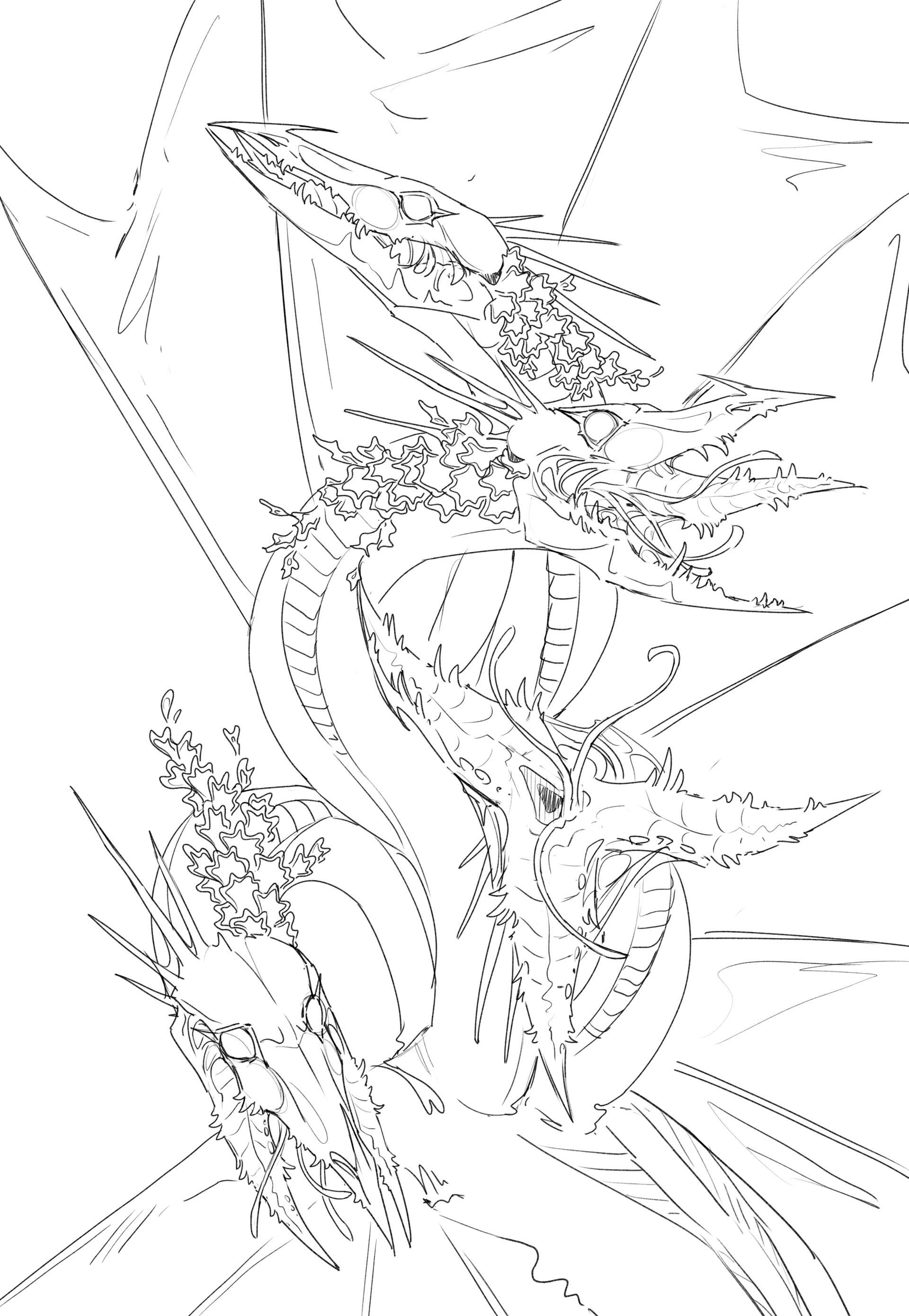 snaptrapper dragon coloring pages