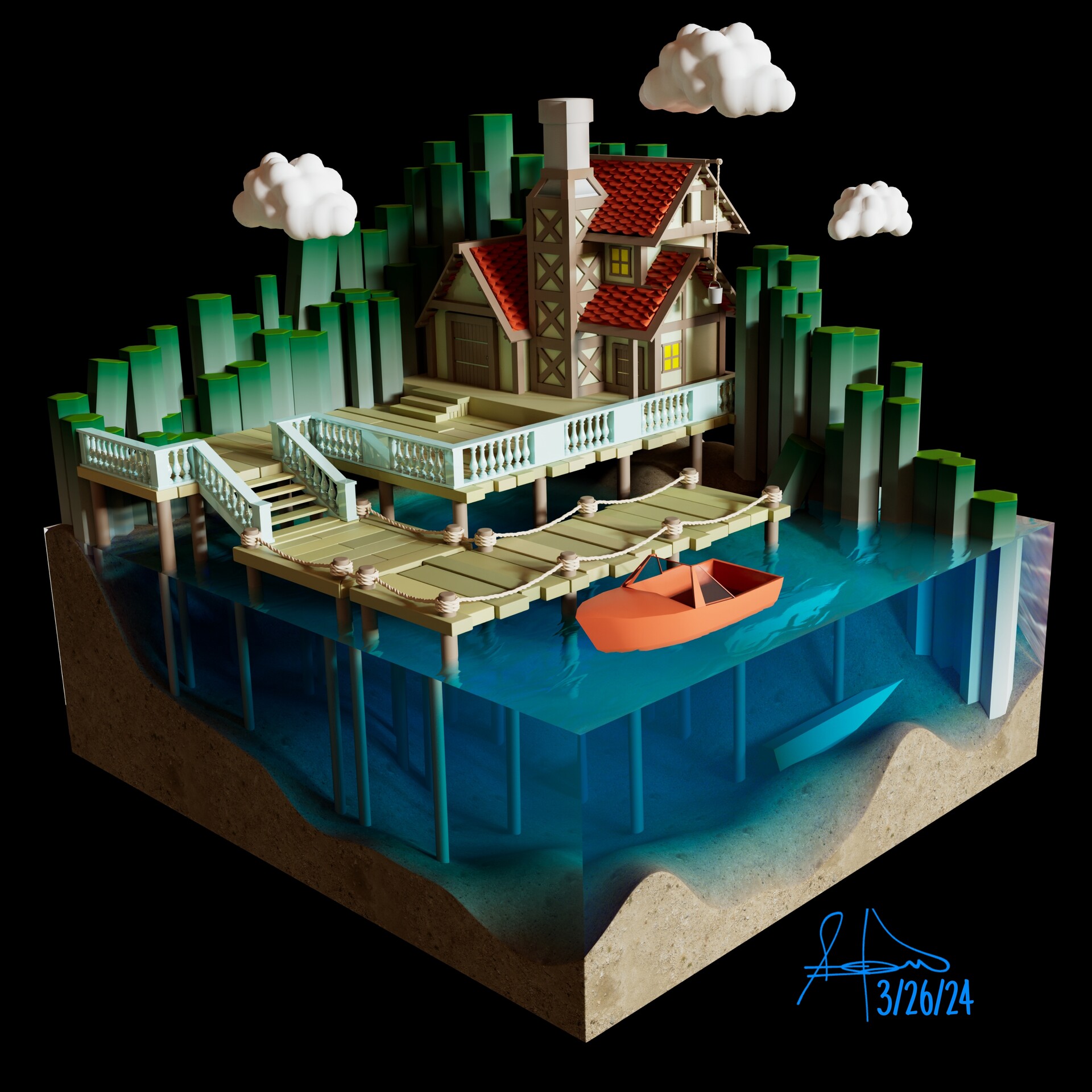 ArtStation - 3D Diorama