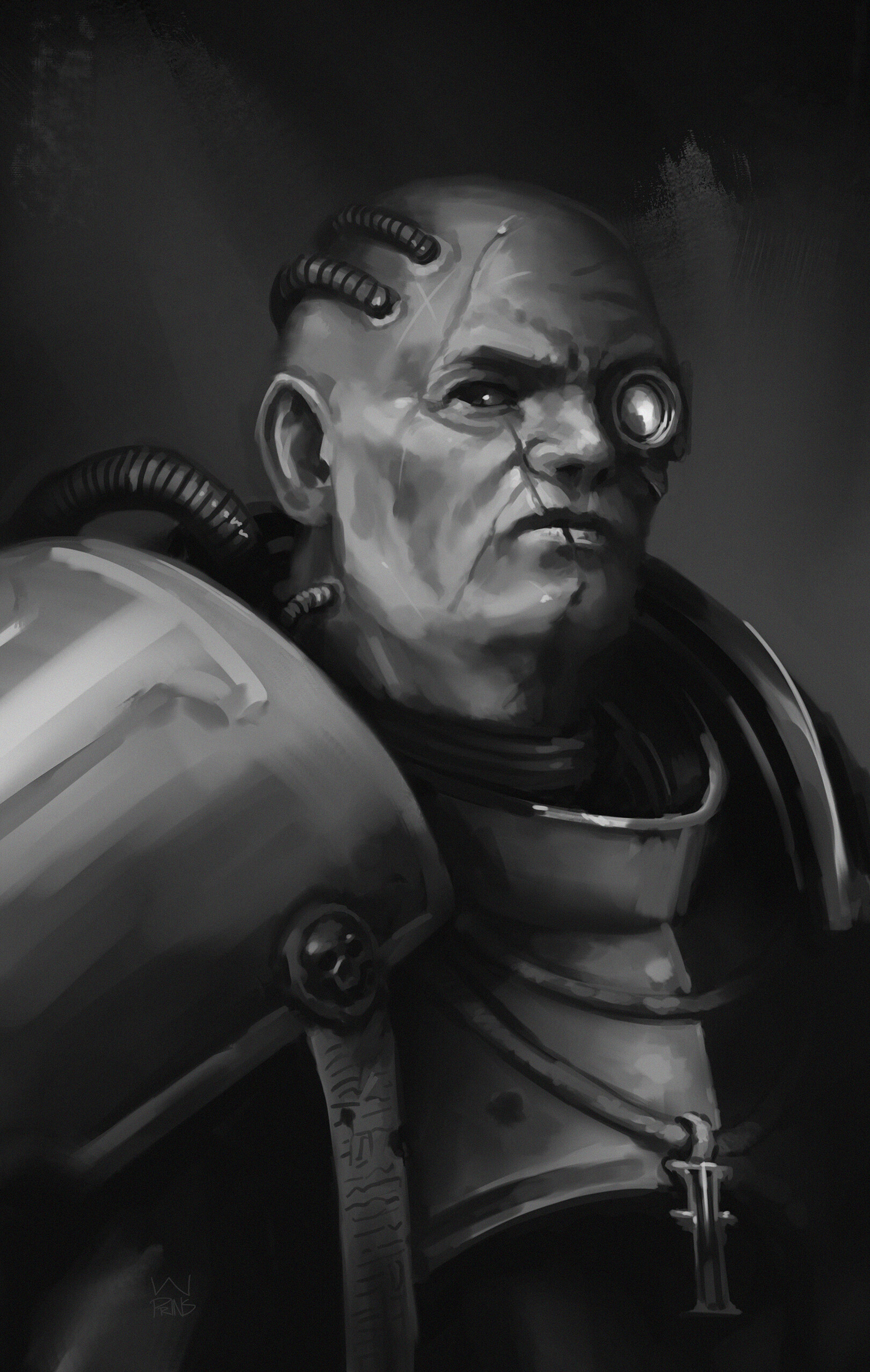 William Prins - Imperial Inquisitor Portrait - Warhammer 40,000