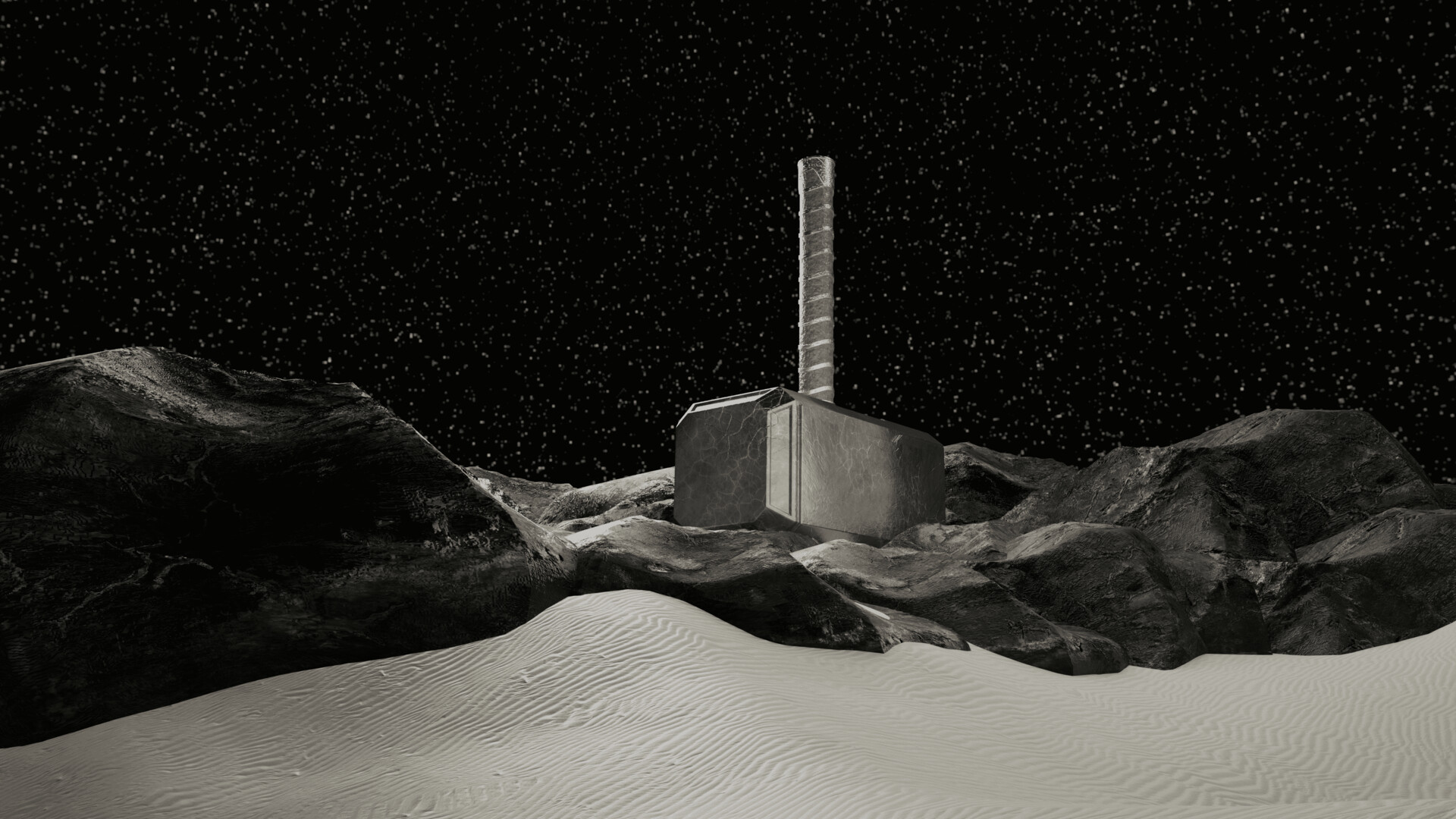 ArtStation - Thor hammer